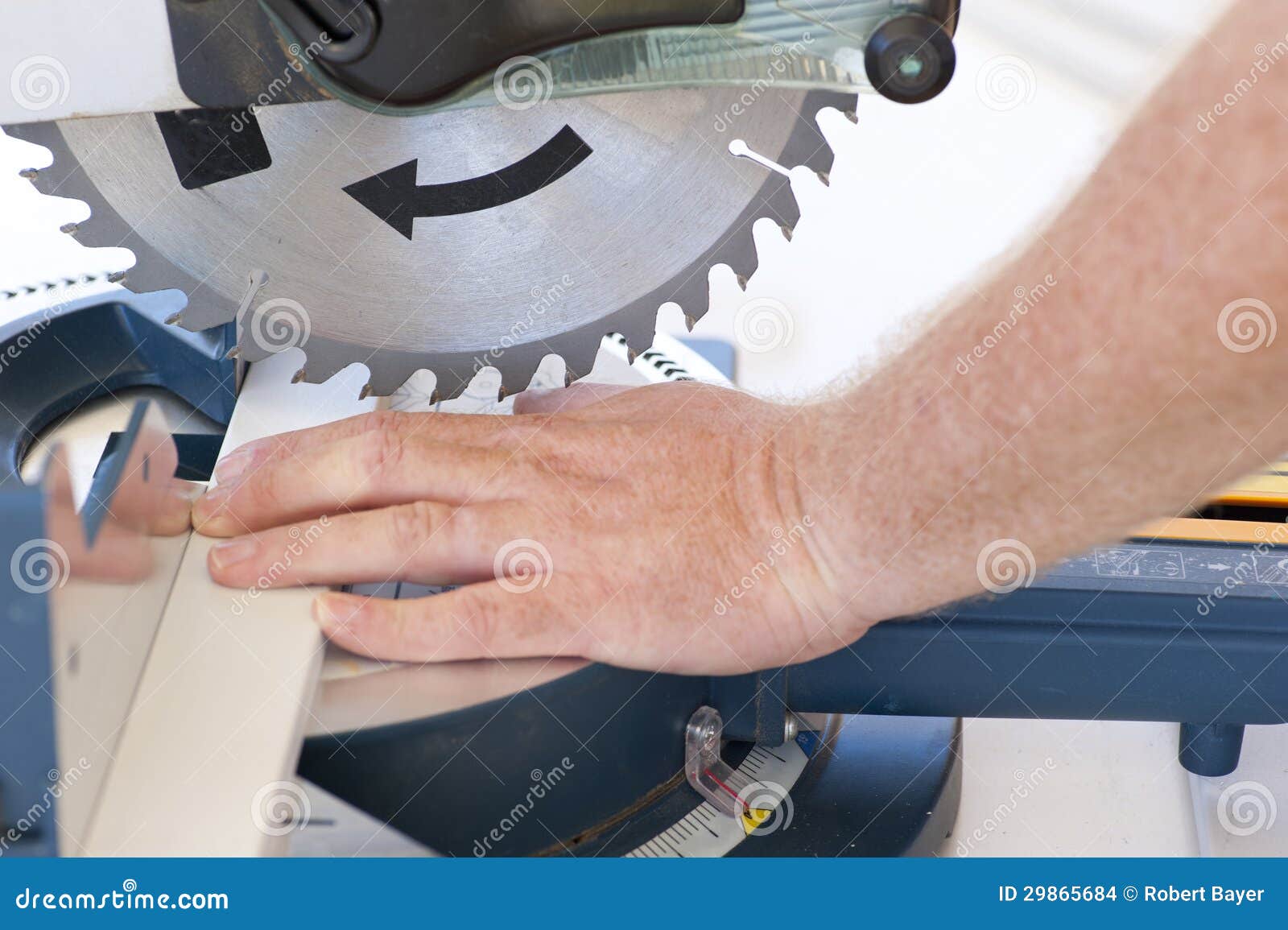 Safety At Workplace With Circular Saw And Hand Stock Images - Image ... Safety At Workplace With Circular Saw And Hand Stock Images - Image ...