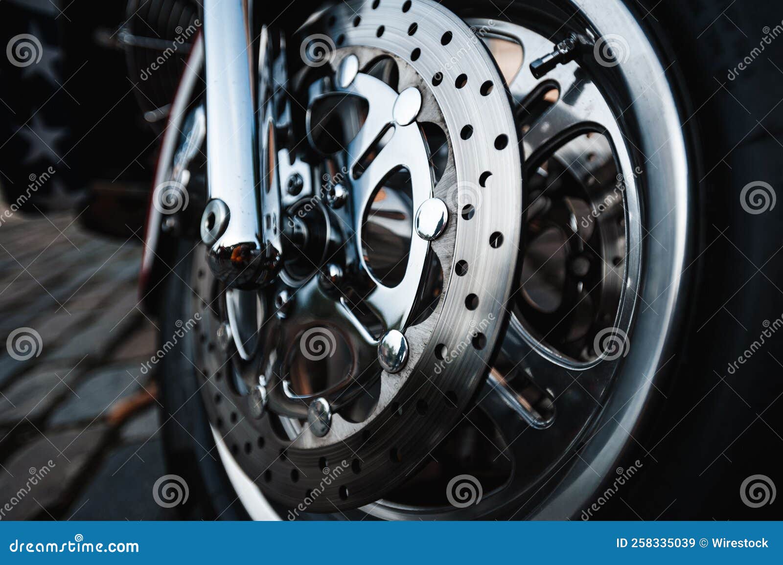 Shining Motorcycle Back Seat Skulls Stock Photo | CartoonDealer.com ...