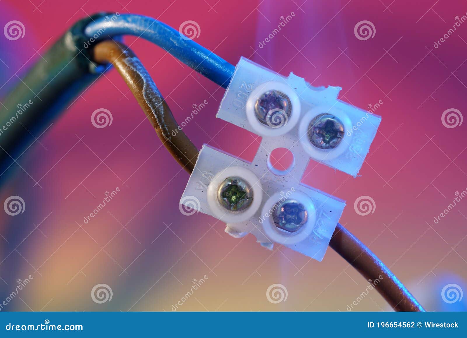 Closeup Shot of Aluminum Copper Connectors Stock Photo - Image of ...
