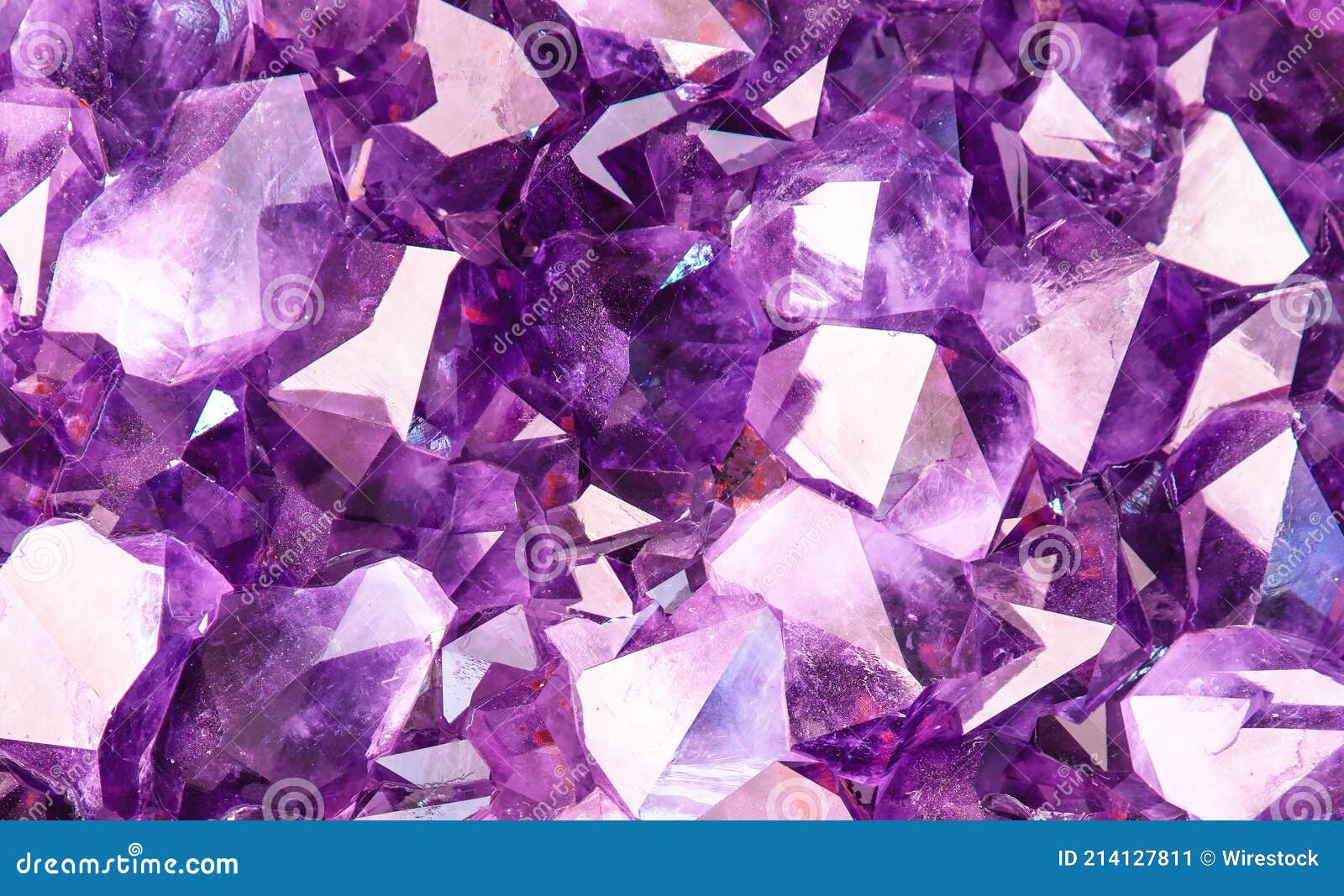 Closeup Shot of an Amethyst Texture - Perfect for Wallpaper Stock Image ...