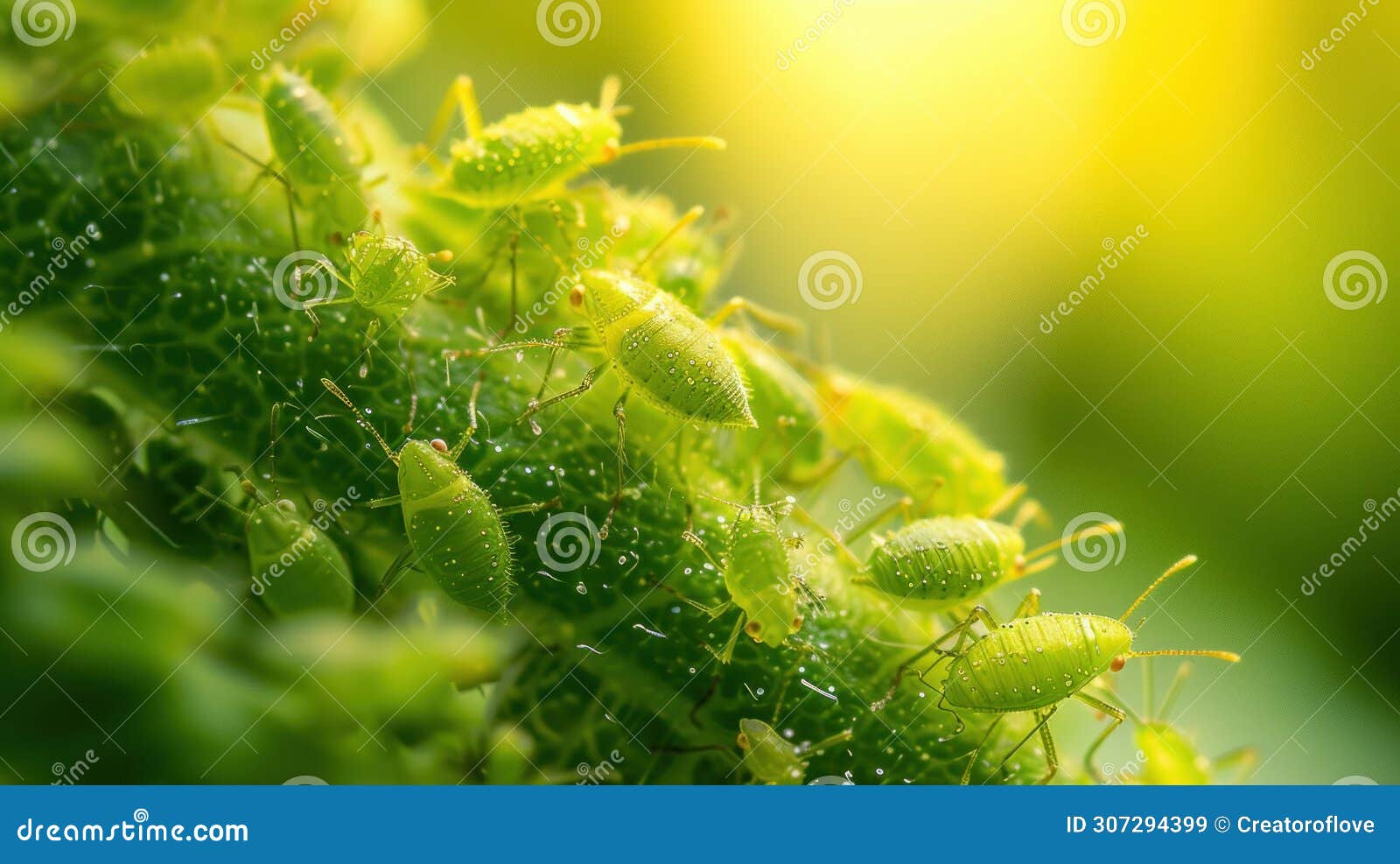 Aphid Infestation Close-Up: Tiny Pests Causing Significant Damage To ...