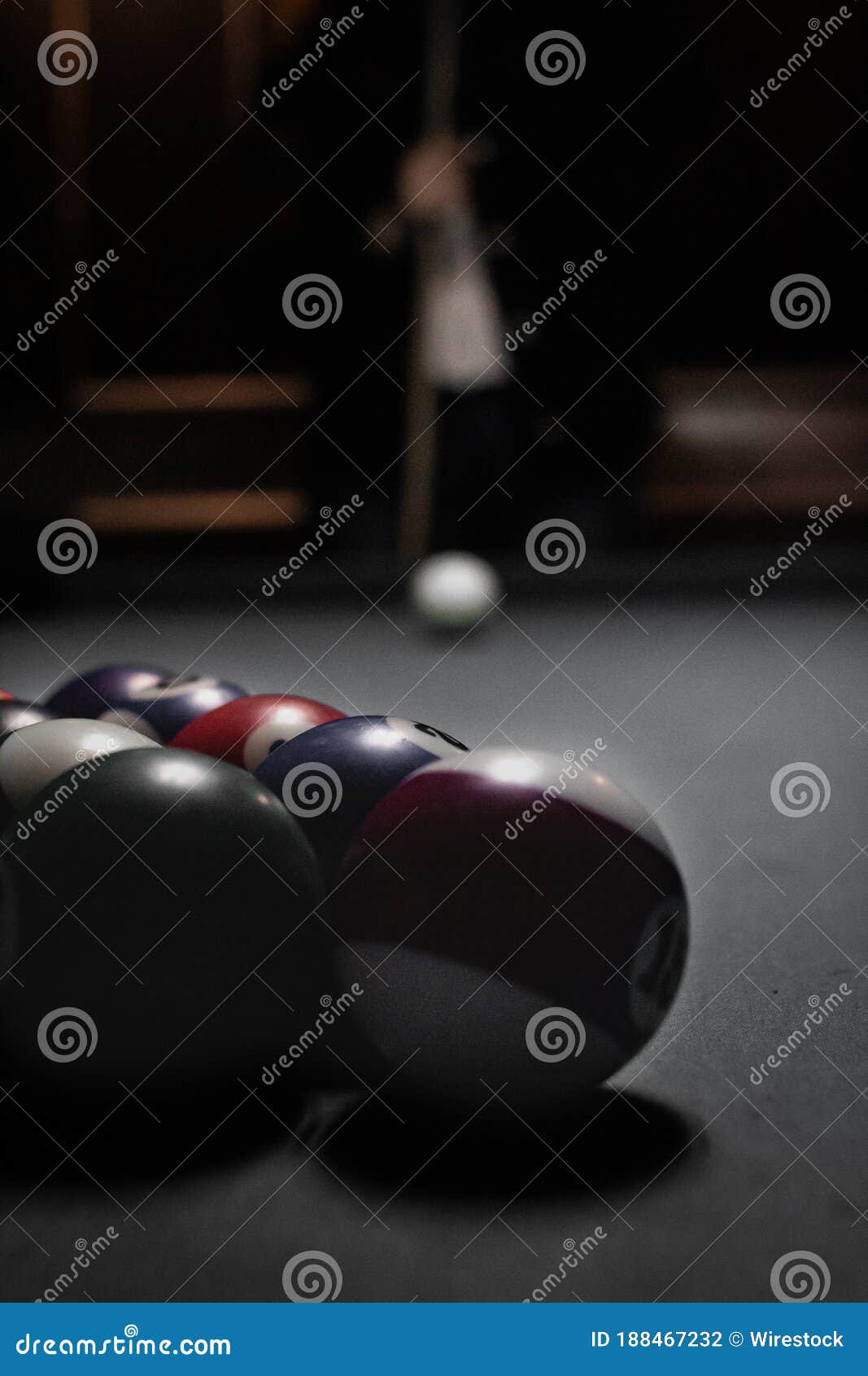Closeup Shot of the Billiard Snooker Balls Stock Photo - Image of ...
