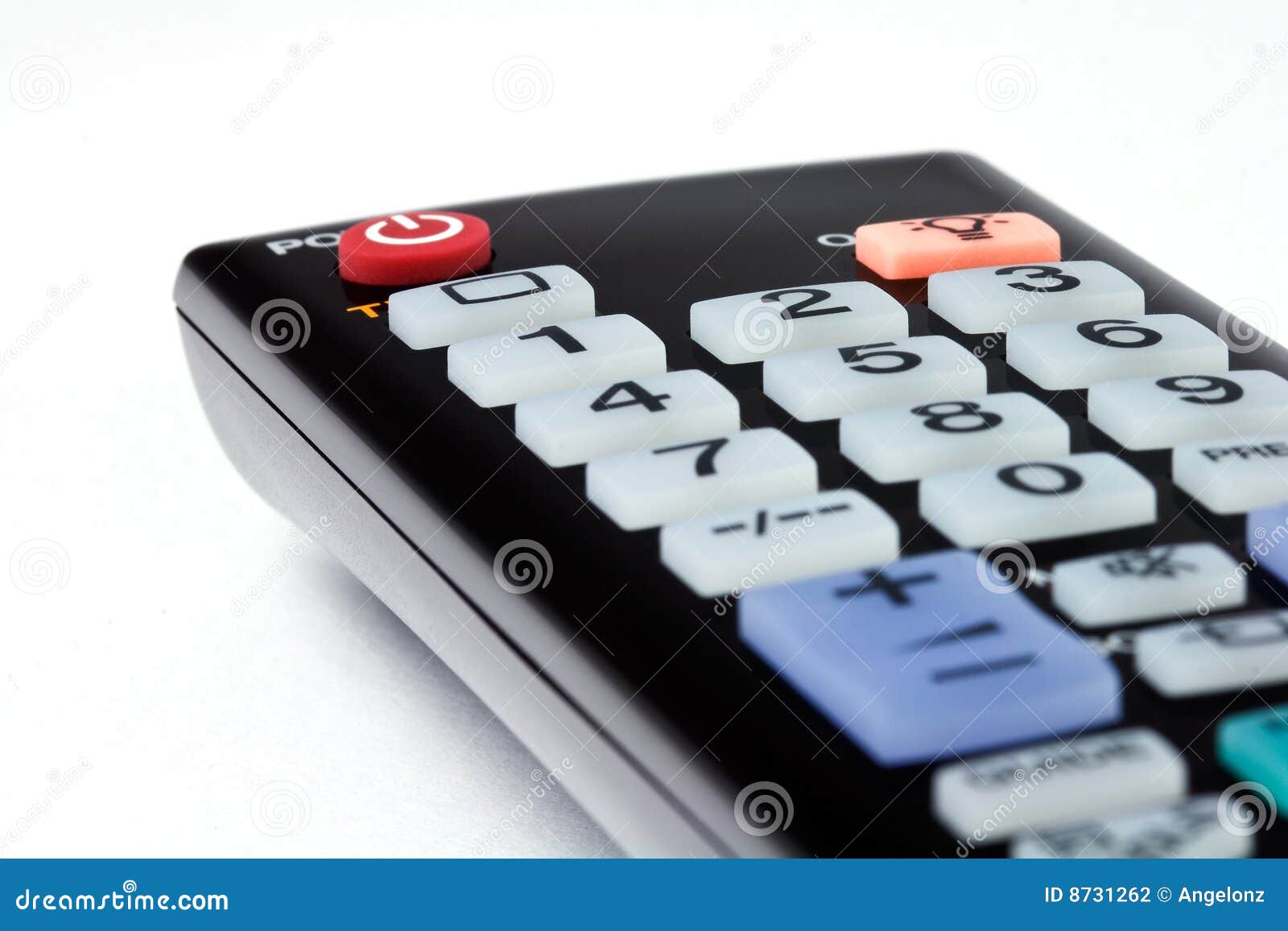 Closeup Shot of a Black Tv Remote Control Stock Photo - Image of ...