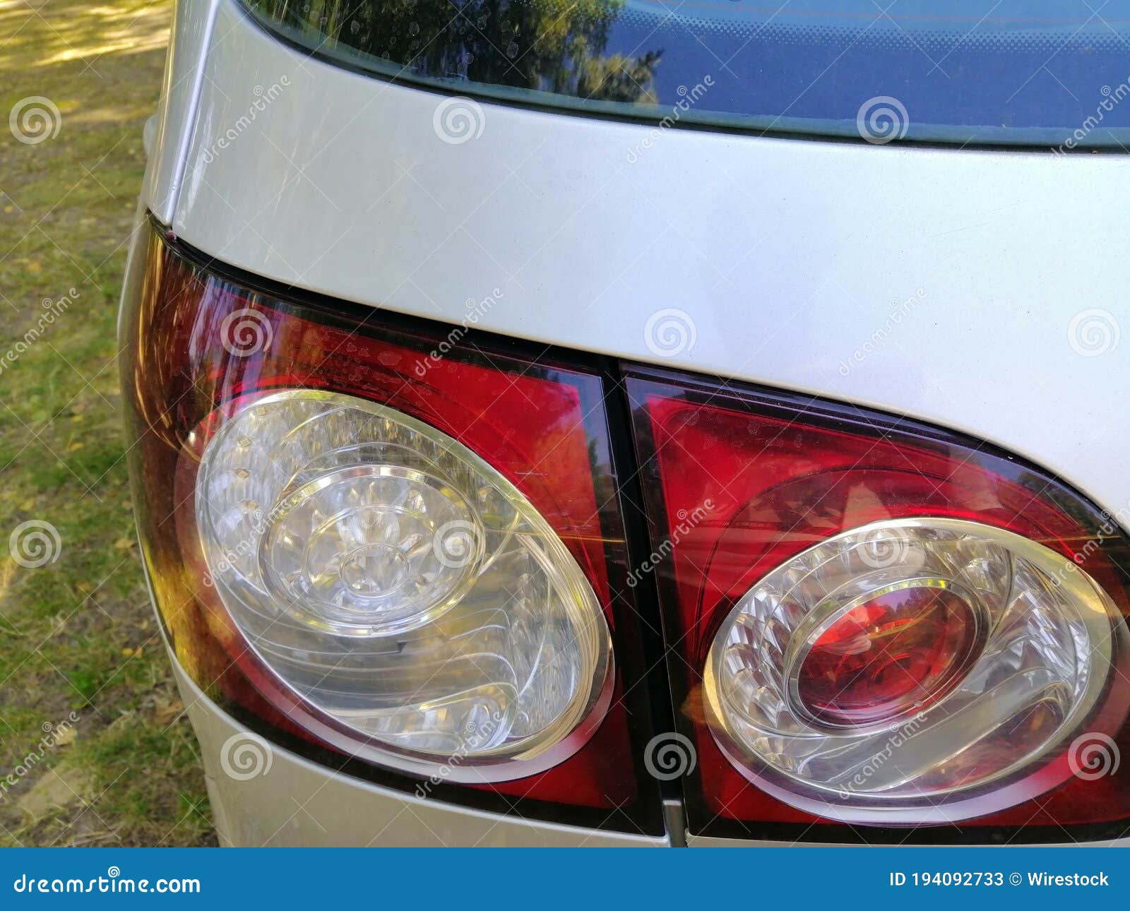 Closeup Shot of Car Rear Light Stock Image - Image of shiny, automotive ...