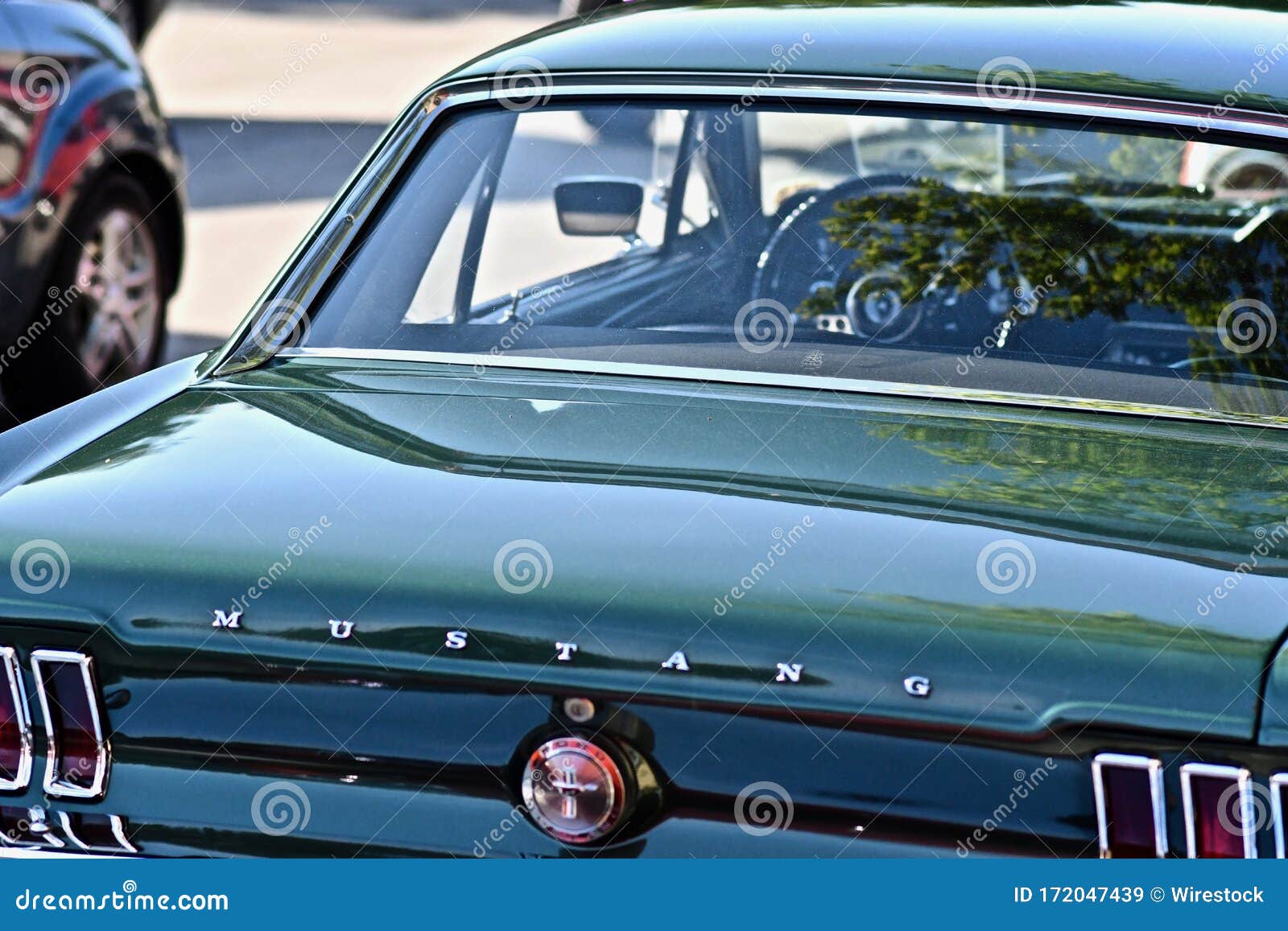 Closeup Shot of a Classic Shiny Ford Mustang Editorial Stock Image ...