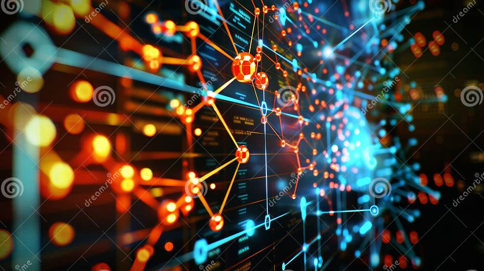 A Closeup Shot of a Computer Screen Displaying Complex Graphs and Data ...