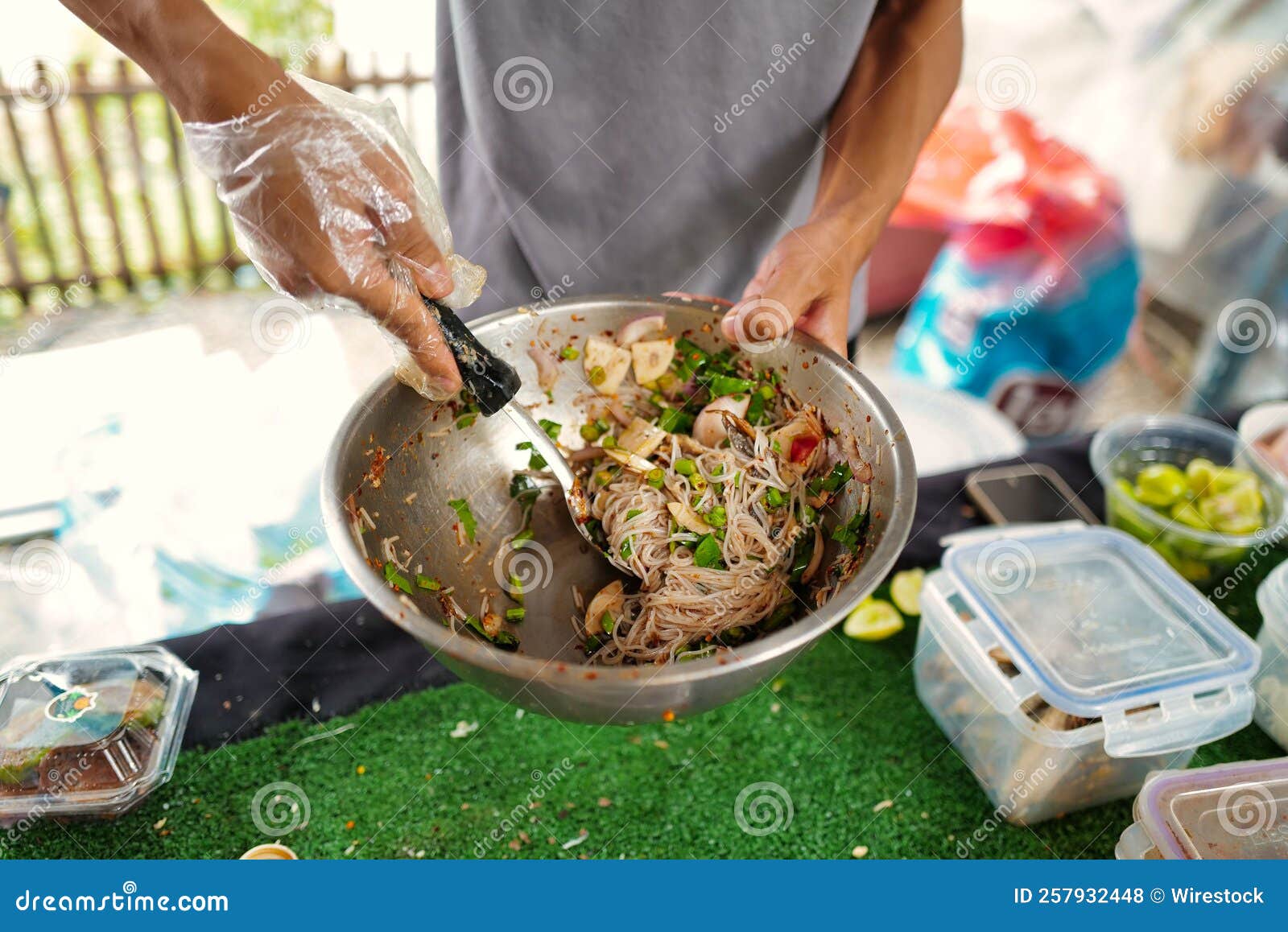 Closeup Shot of a Cook with a Plate of Noodles Stock Photo - Image of ...