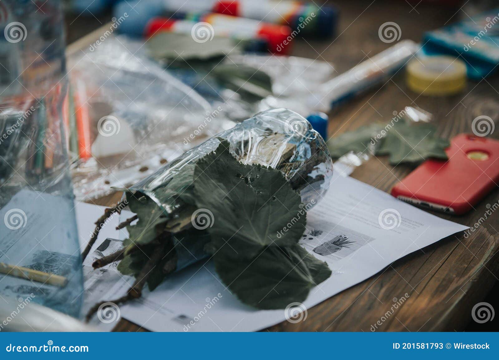 Closeup Shot of Drug Packaging Stock Image - Image of drug, plant ...