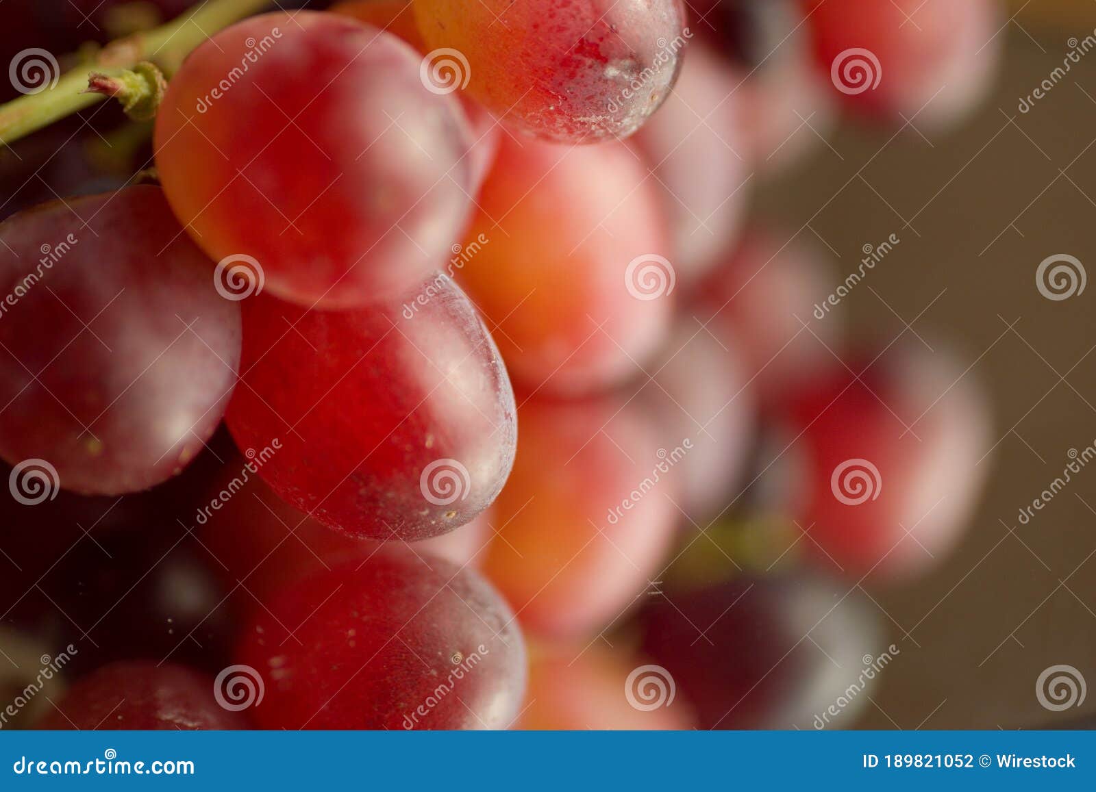 Closeup Shot of Fresh Ripe Red Grapes Stock Photo - Image of grape ...