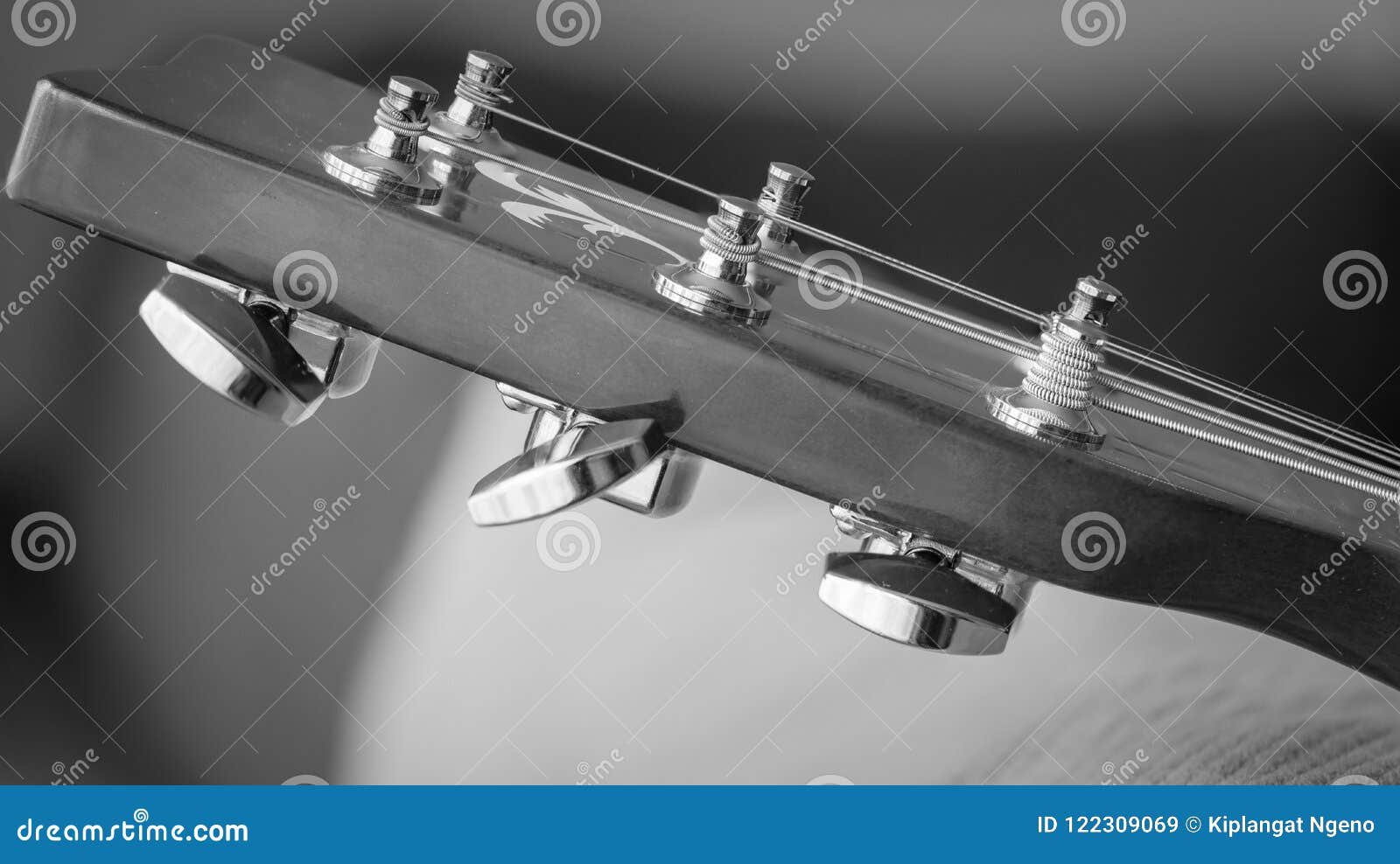 Guitar Strings Abstract Shot Stock Image - Image of isolated, rock ...
