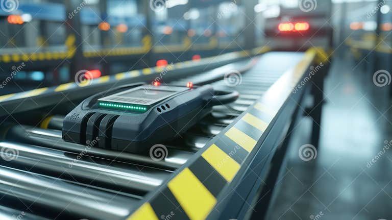 A Closeup Shot of a Handheld Scanner with a Barcode Reader Used for ...