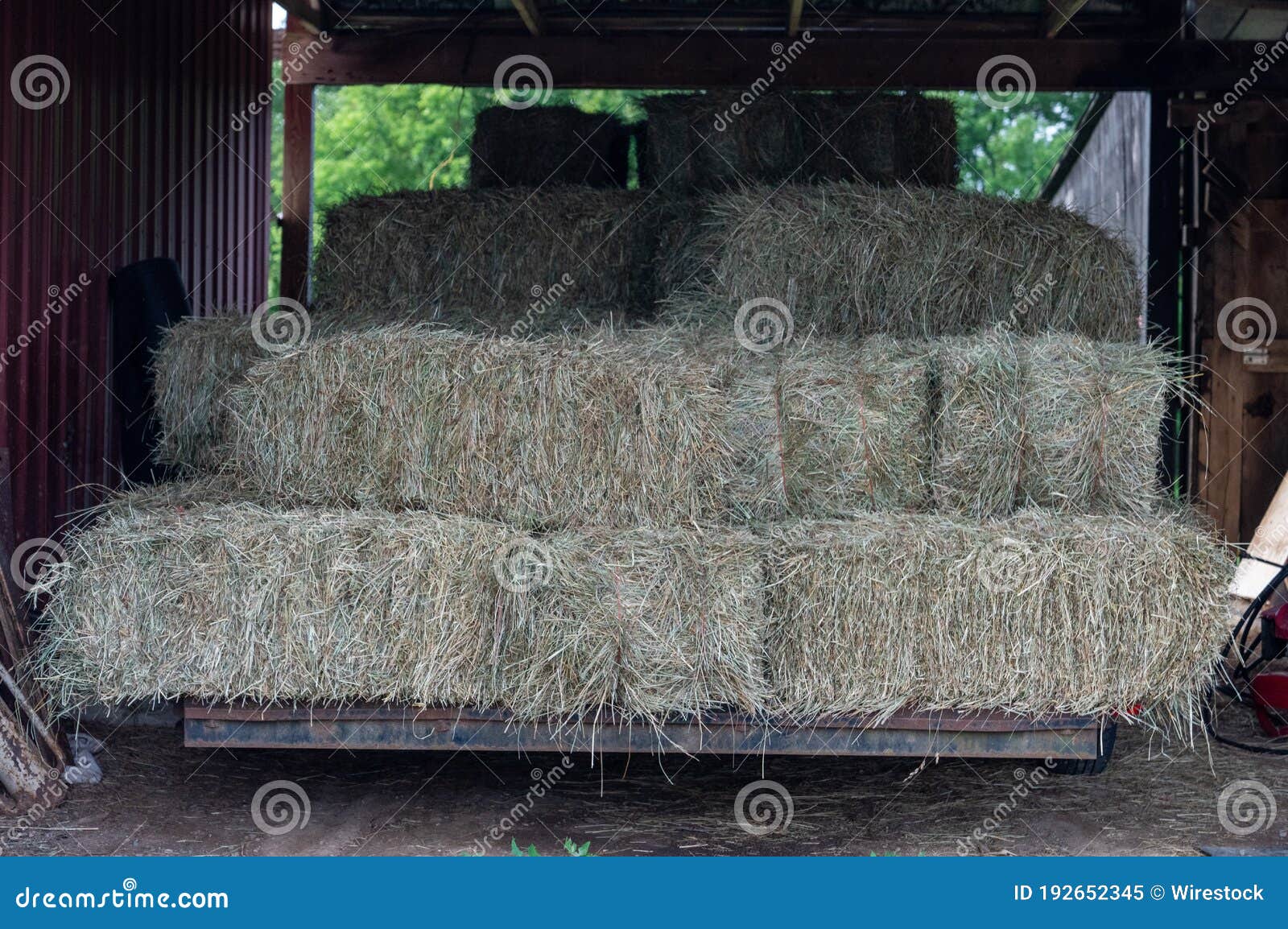 Haystack And Barn Royalty-Free Stock Photography | CartoonDealer.com ...