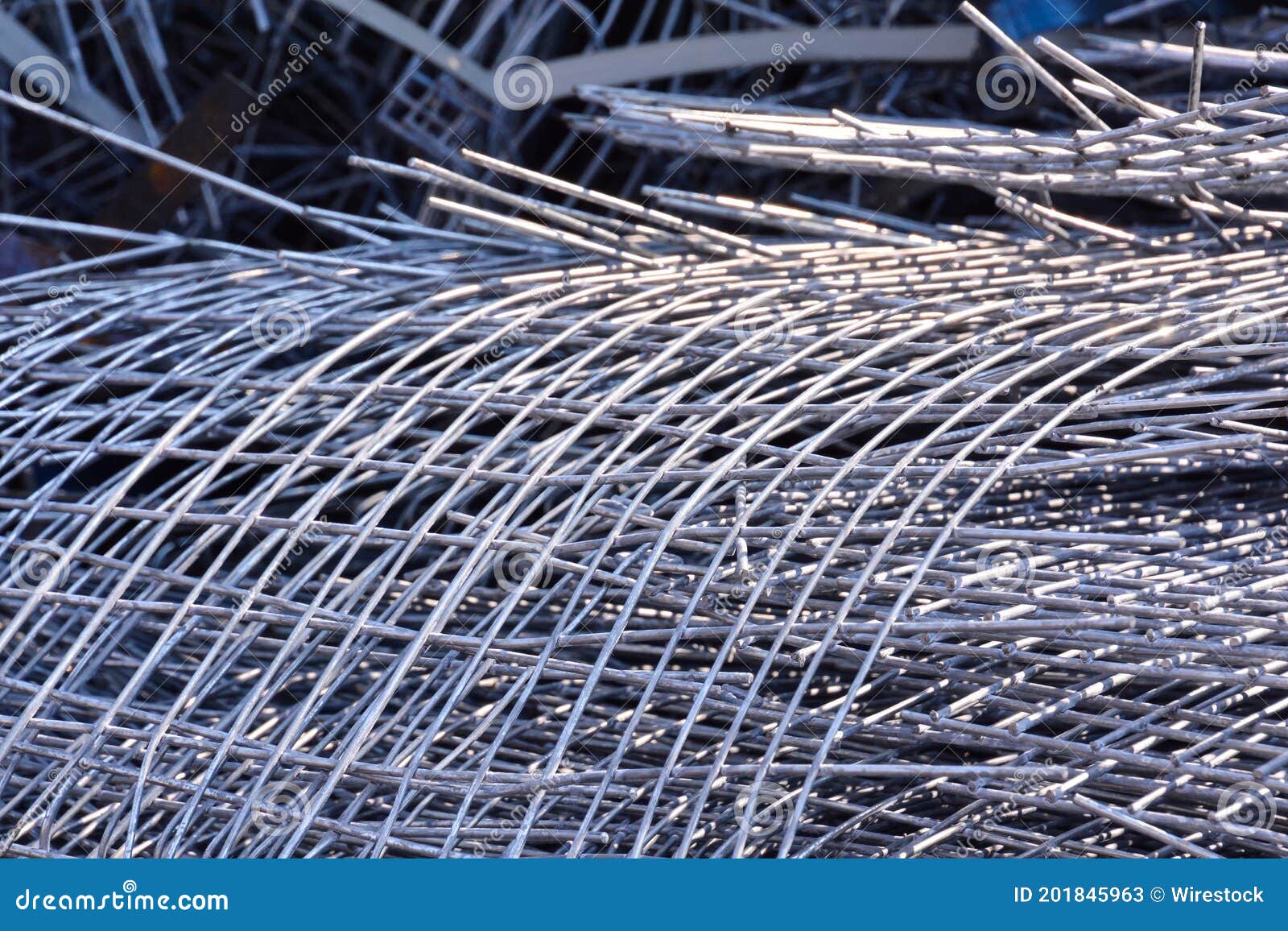 Heap Scrap, Metal Rubbish Warehouse In A Recycling Company. Base Of ...