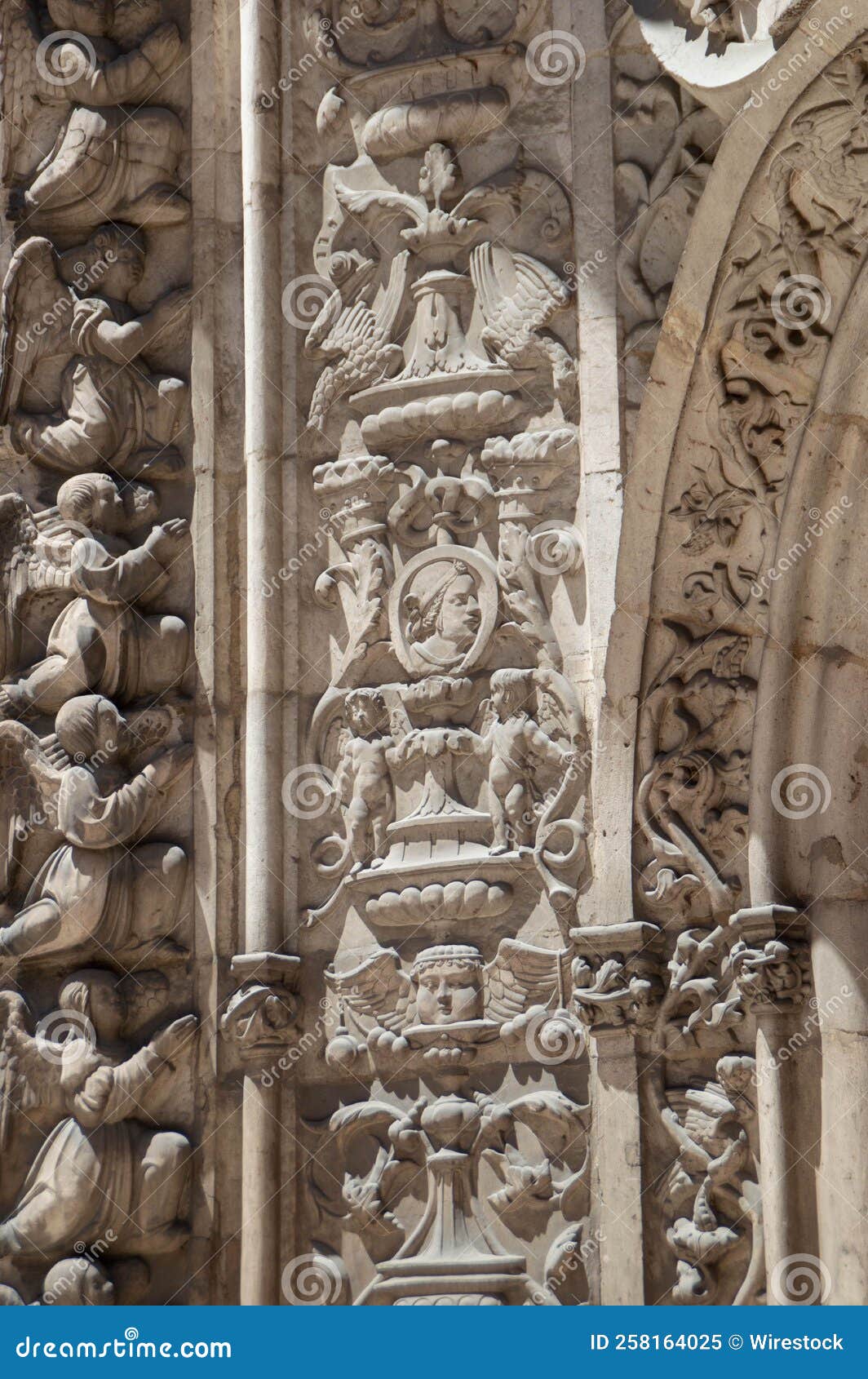 Closeup Shot of a Late Gothic Carving Stock Image - Image of home ...