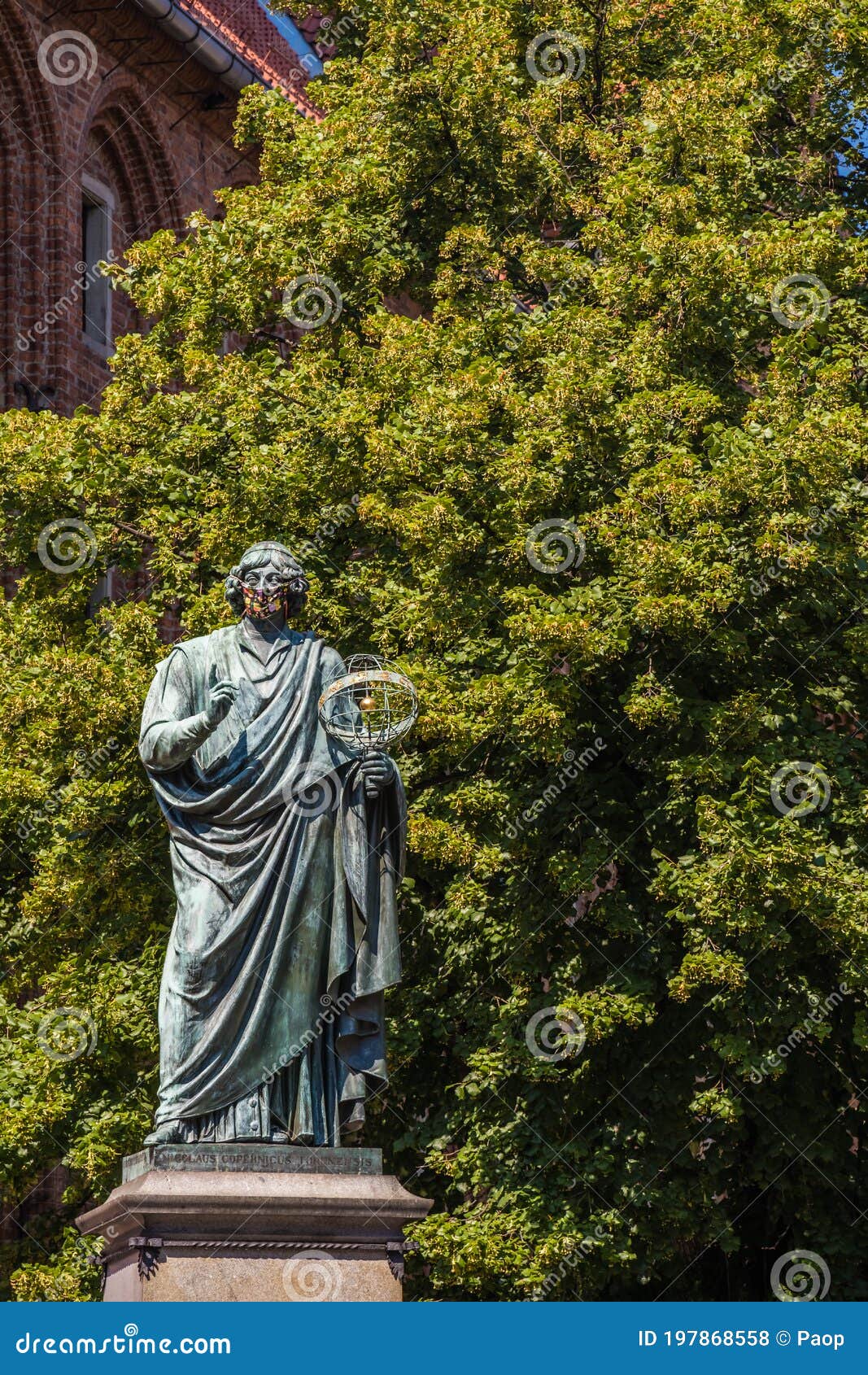 Closeup Shot of Nicolaus Copernicus Statue in Torun, Poland Stock Photo ...