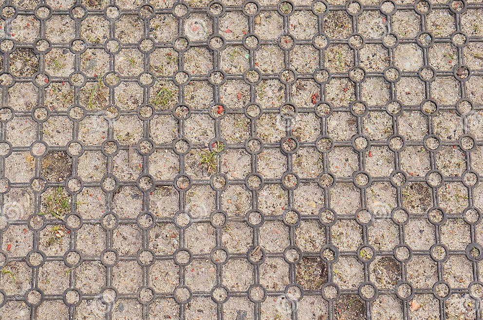 Closeup Shot of a Pathway with Patterns Stock Image - Image of park ...