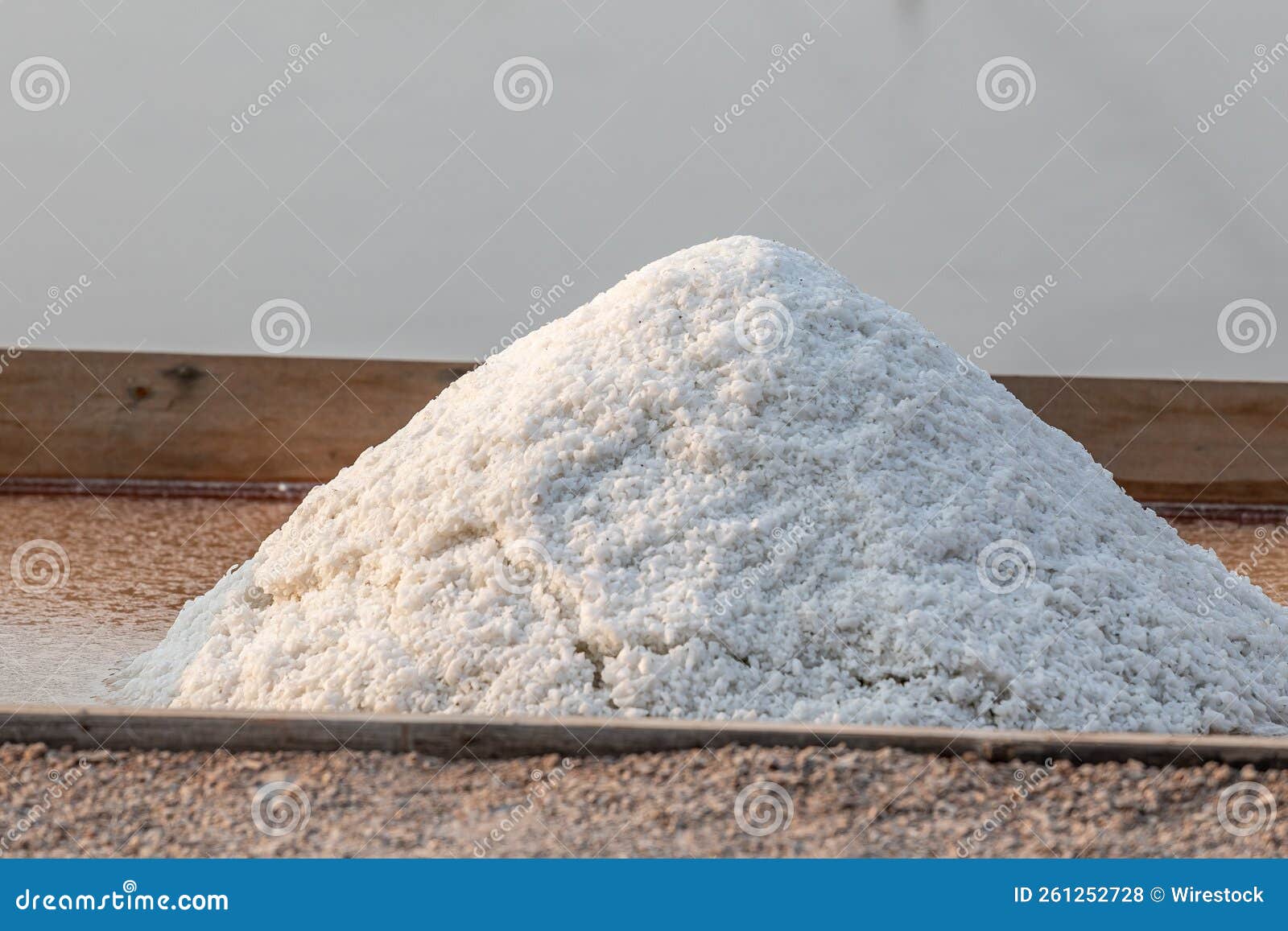 Closeup Shot of a Pile of White Sand Stock Photo - Image of outdoor ...