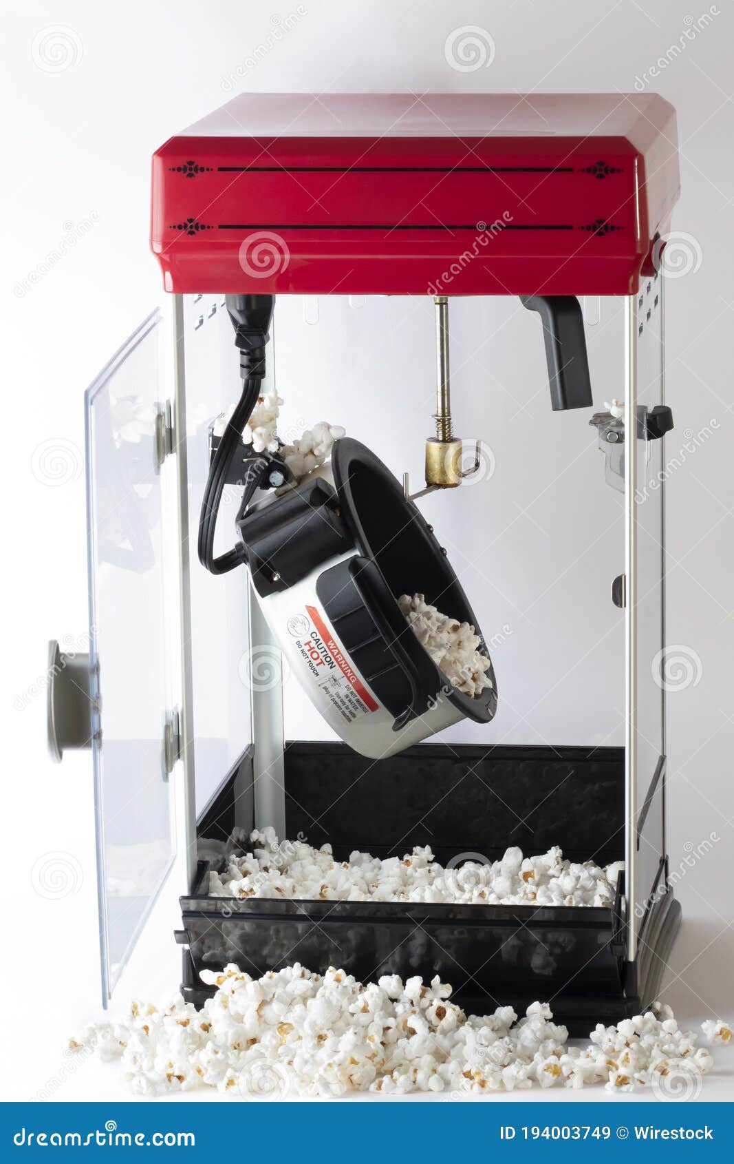 Closeup Shot of the Process of Popcorn Making Stock Image - Image of ...