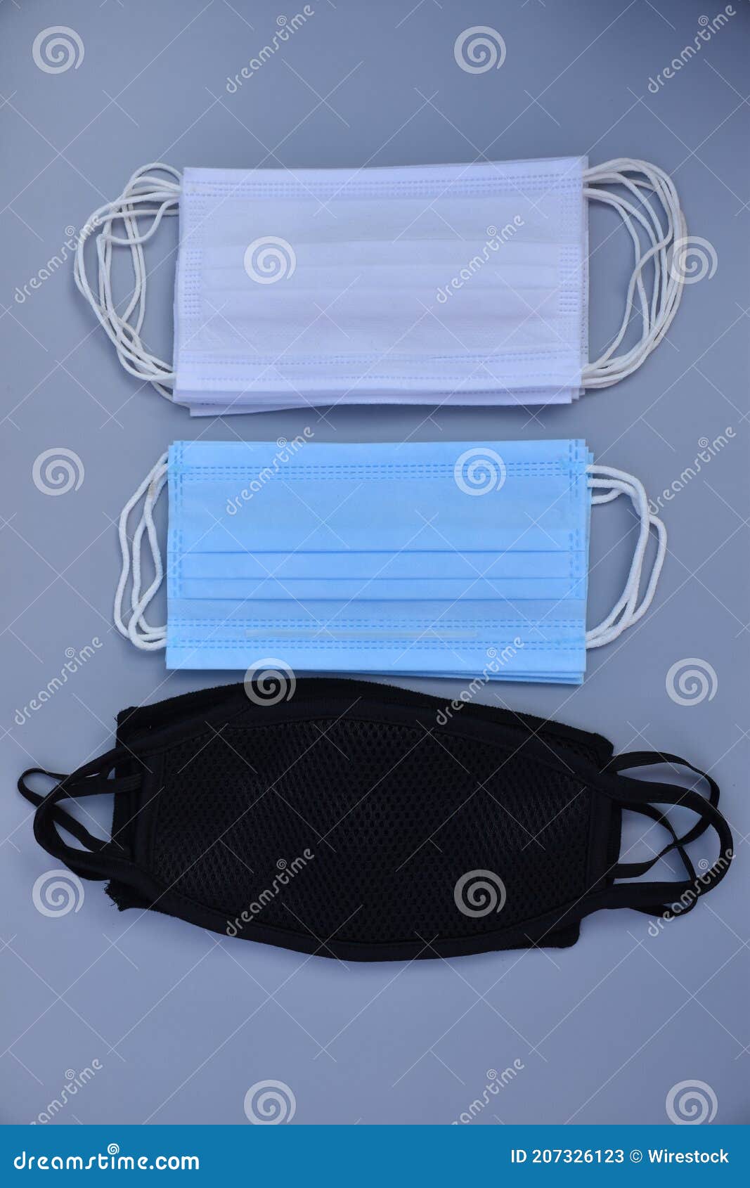 Closeup Shot of Protective Masks- Covid-19 Stock Image - Image of ...