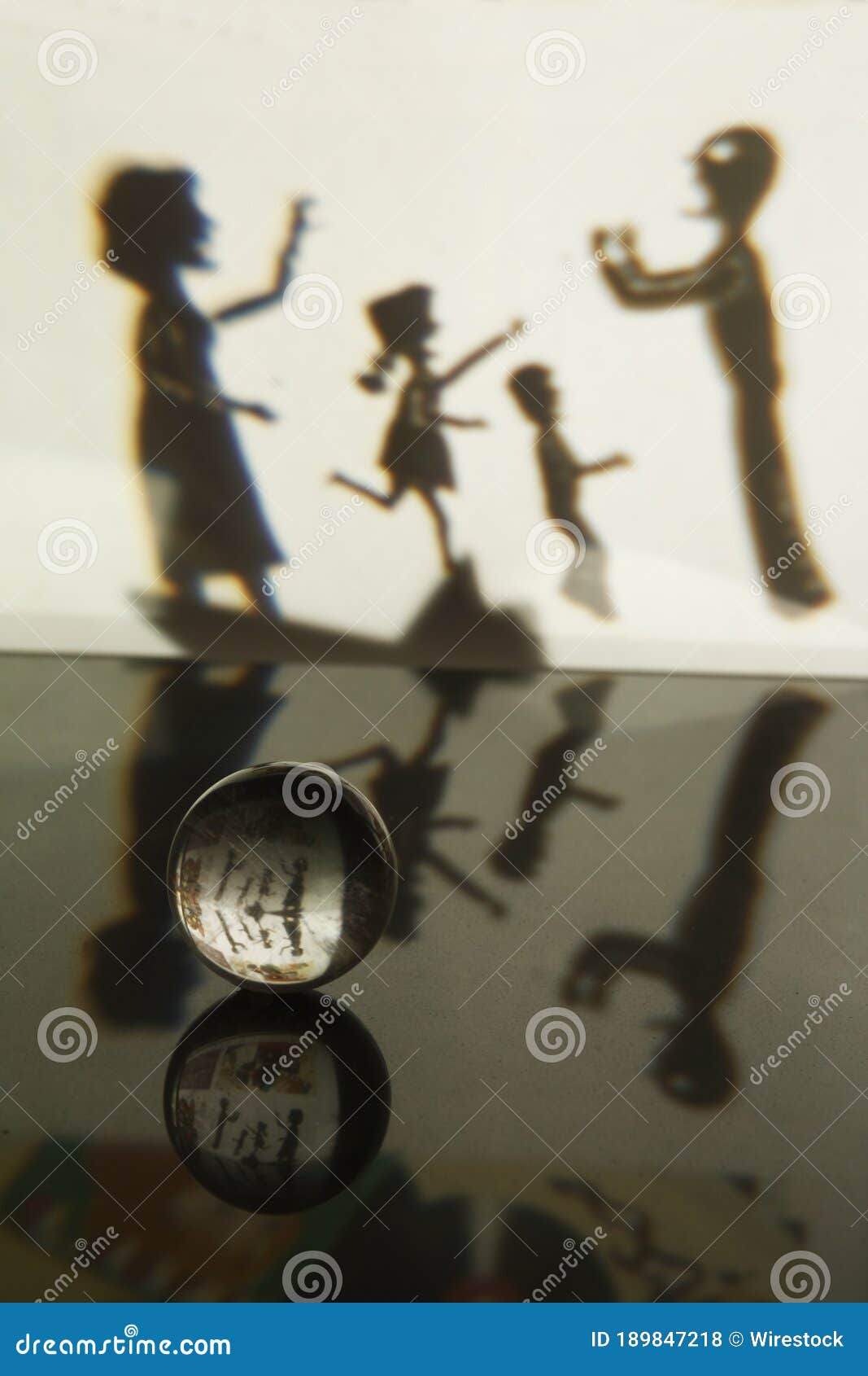 Reflective Crystal Ball With Beach Stock Photography | CartoonDealer ...