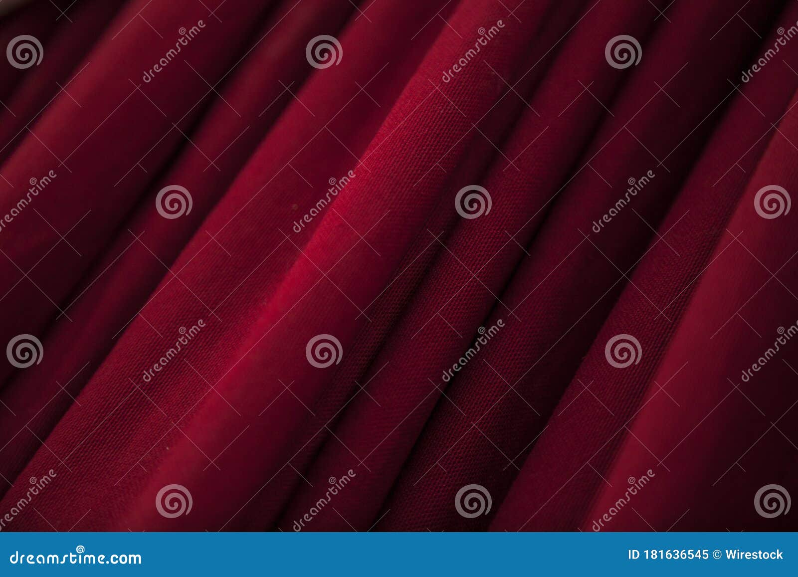 Closeup Shot of Scarlet Wool Cloth Stock Image - Image of fashion ...