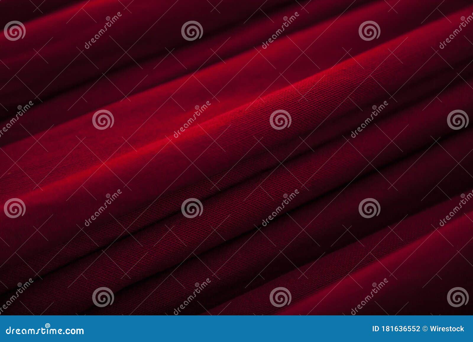 Closeup Shot of Scarlet Wool Cloth Stock Photo - Image of bright ...