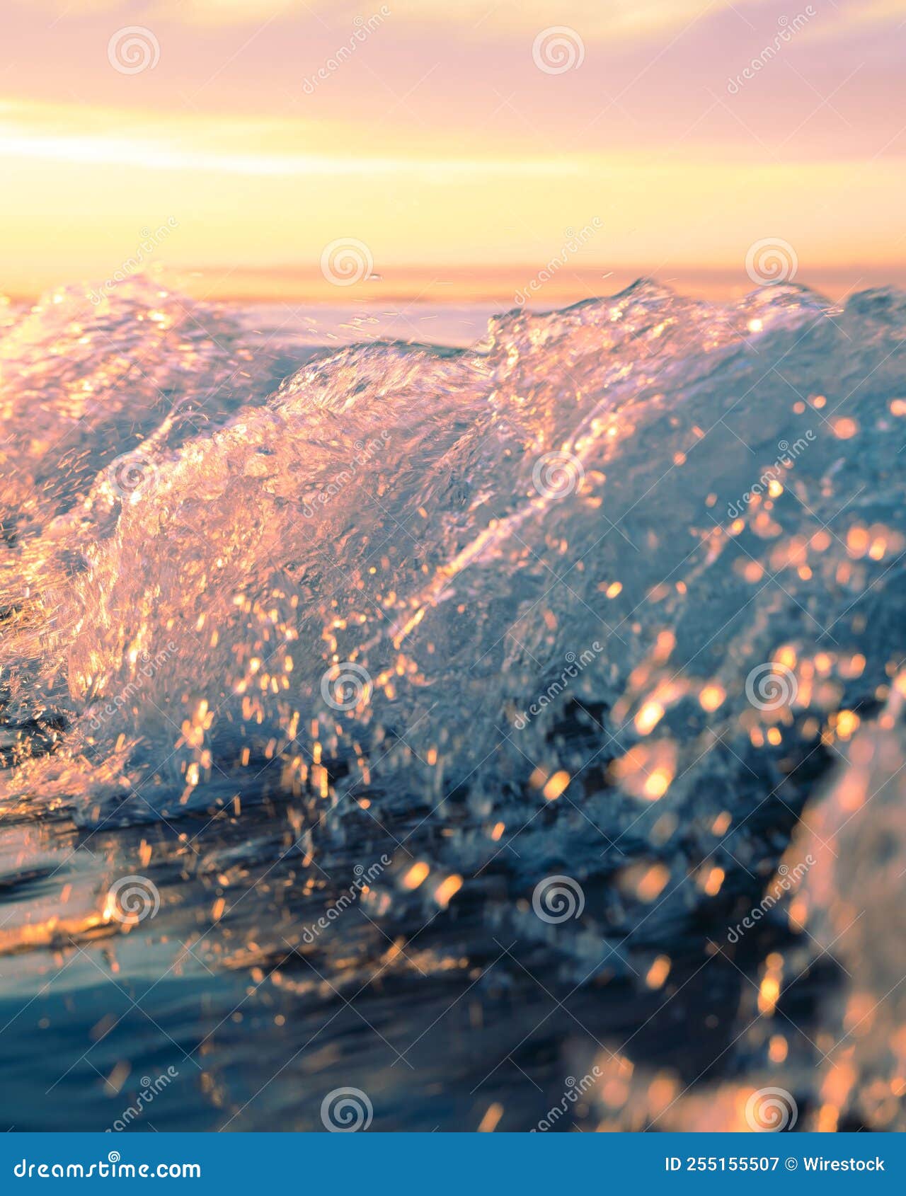 Closeup Shot of the Sea Waves and Water Splash Stock Image - Image of ...