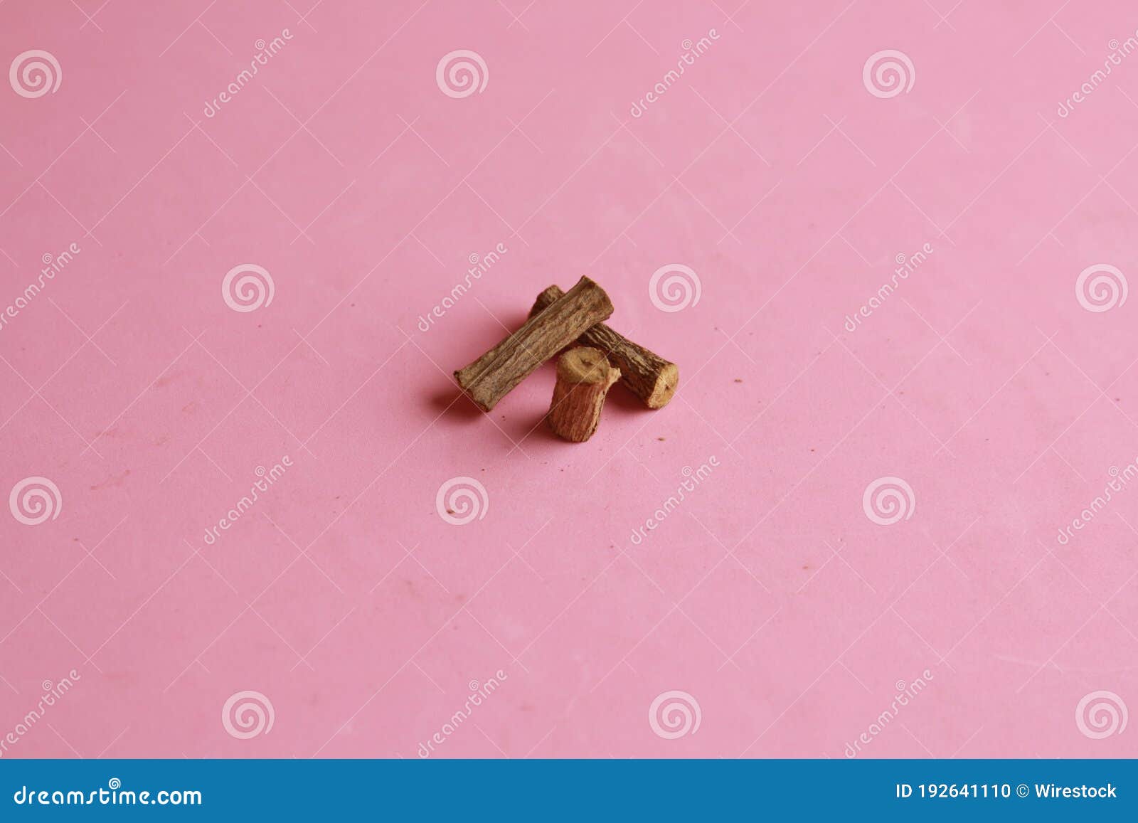 Closeup Shot of Small Branch Pieces on a Pink Background Stock Photo ...
