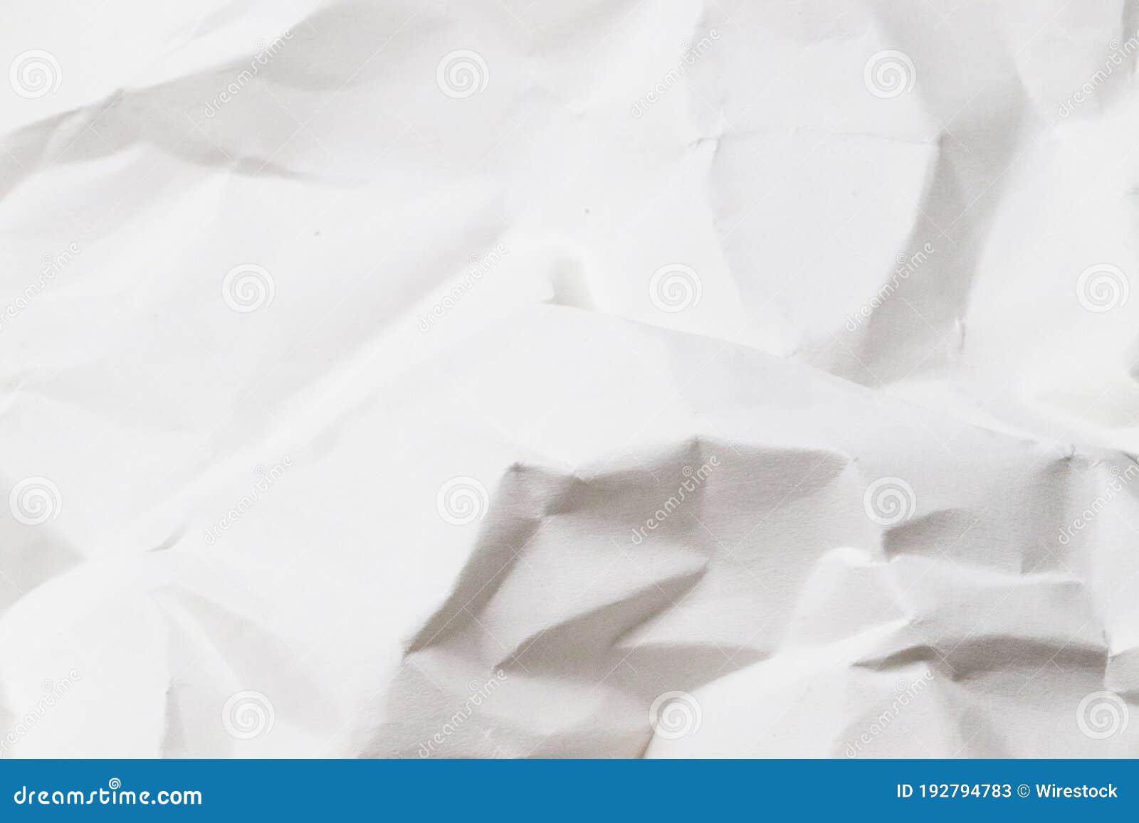 Closeup Shot of a Smashed White Paper Surface - Perfect for Background ...