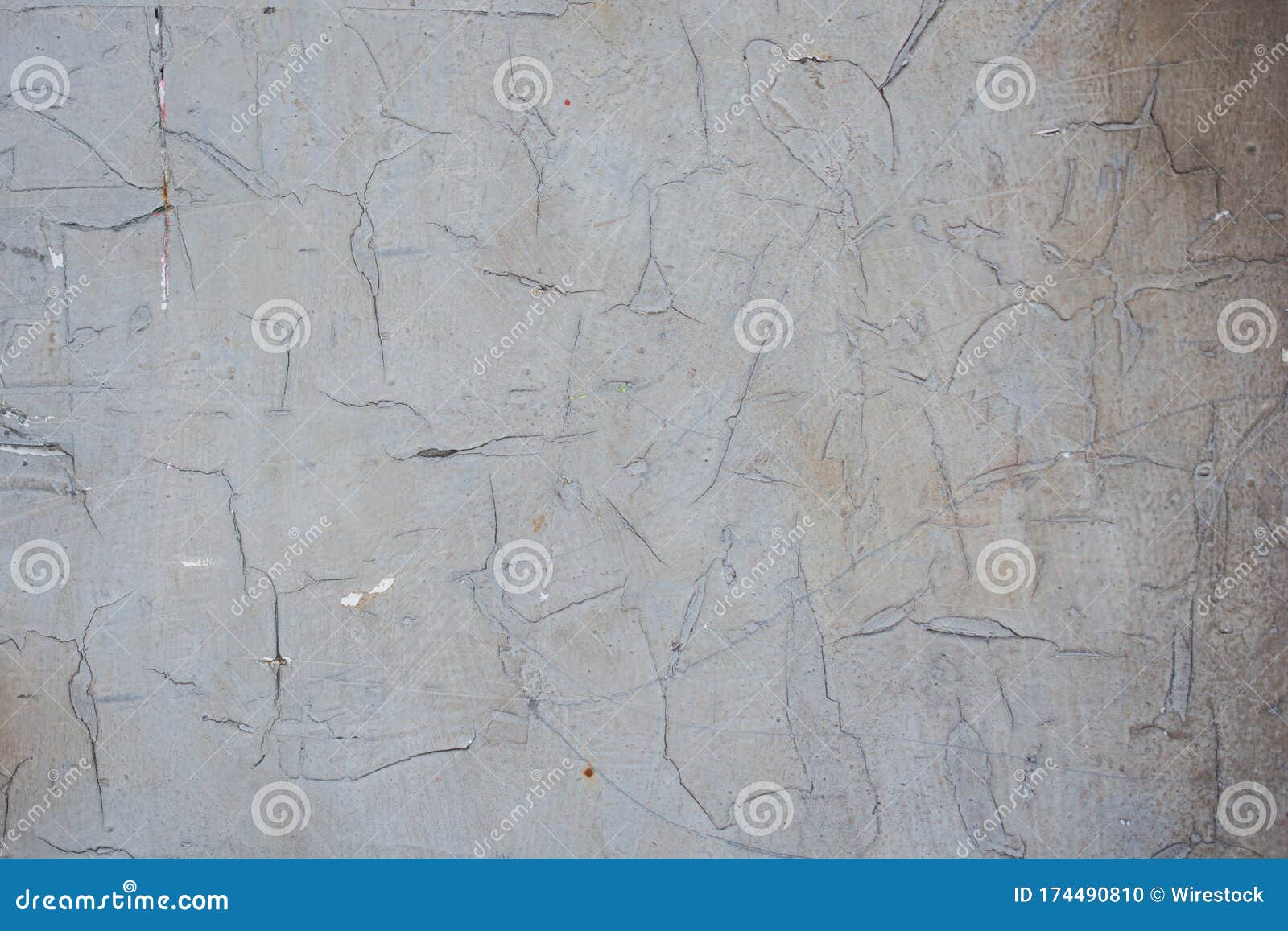 Closeup Shot of a Smooth Concrete Wall with Cracks and Creases Stock ...