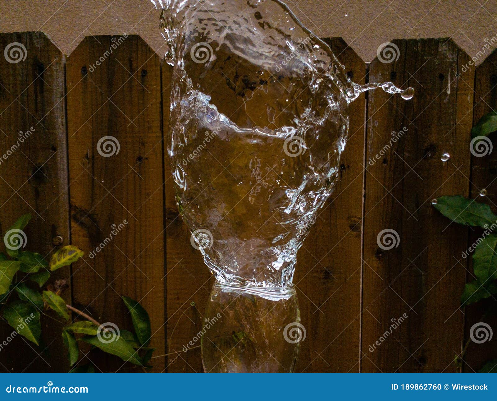 Closeup Shot of Spilling Water from a Glass Stock Photo - Image of drop ...
