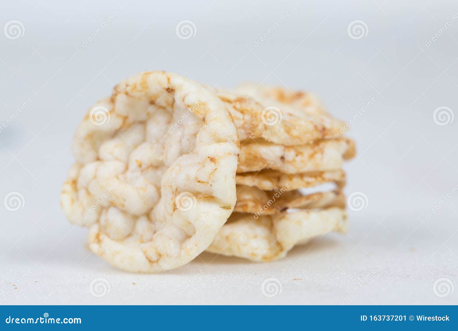 Closeup Shot of a Stack of Pignolia Isolated on a White Background ...