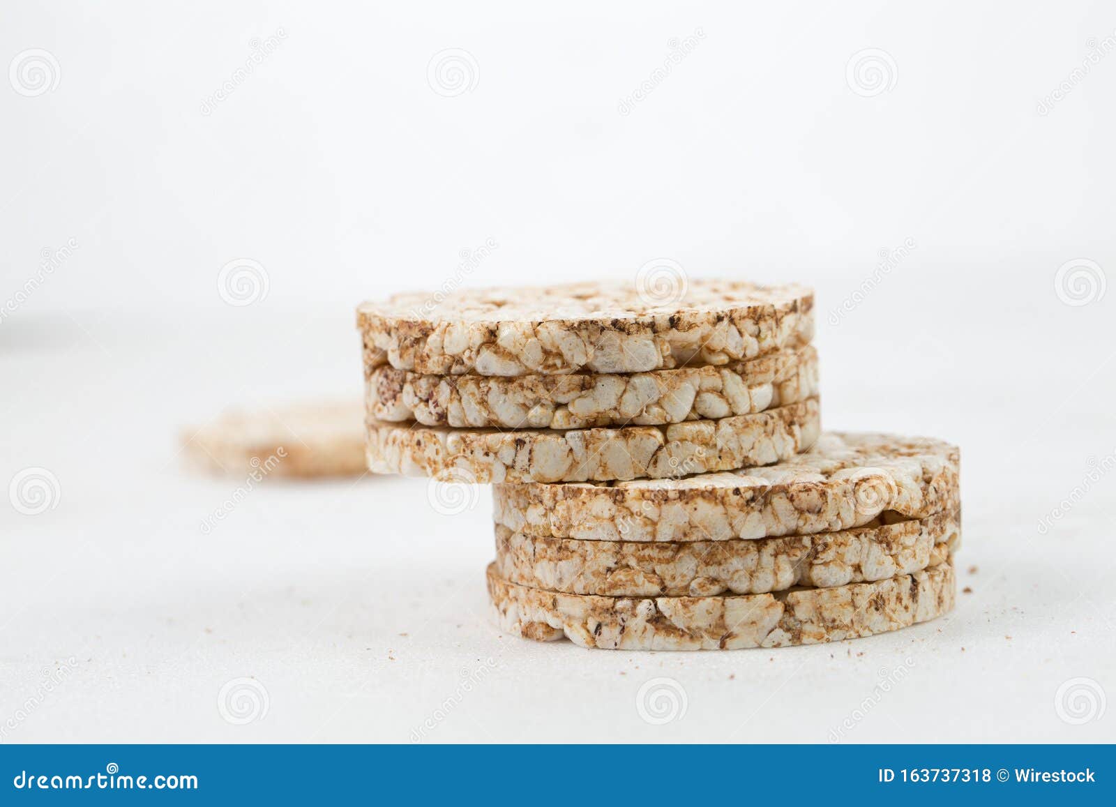 Closeup Shot of a Stack of Pignolia Isolated on a White Background ...