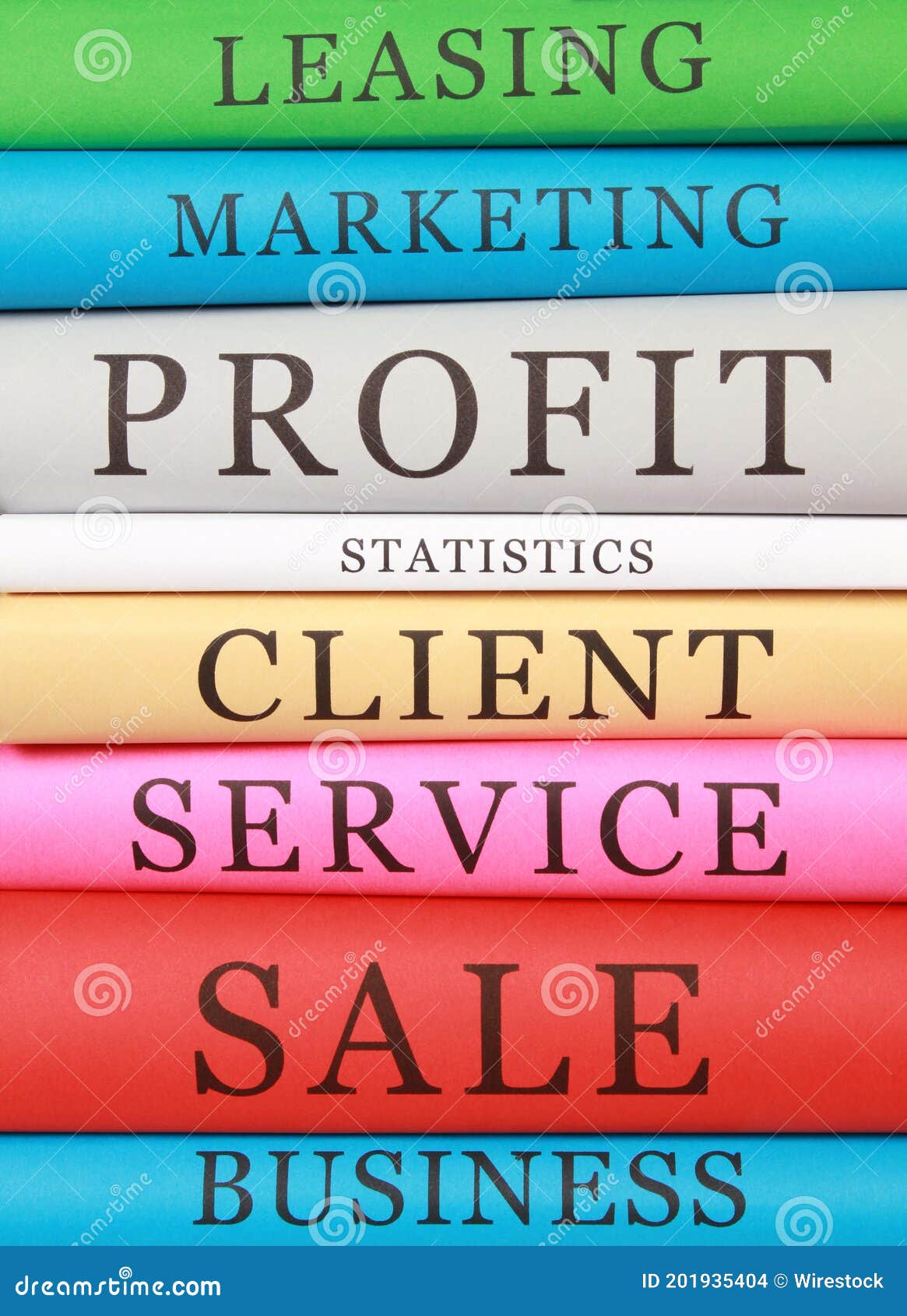 Closeup Shot of a Stack of Textbooks Isolated on White Background Stock ...