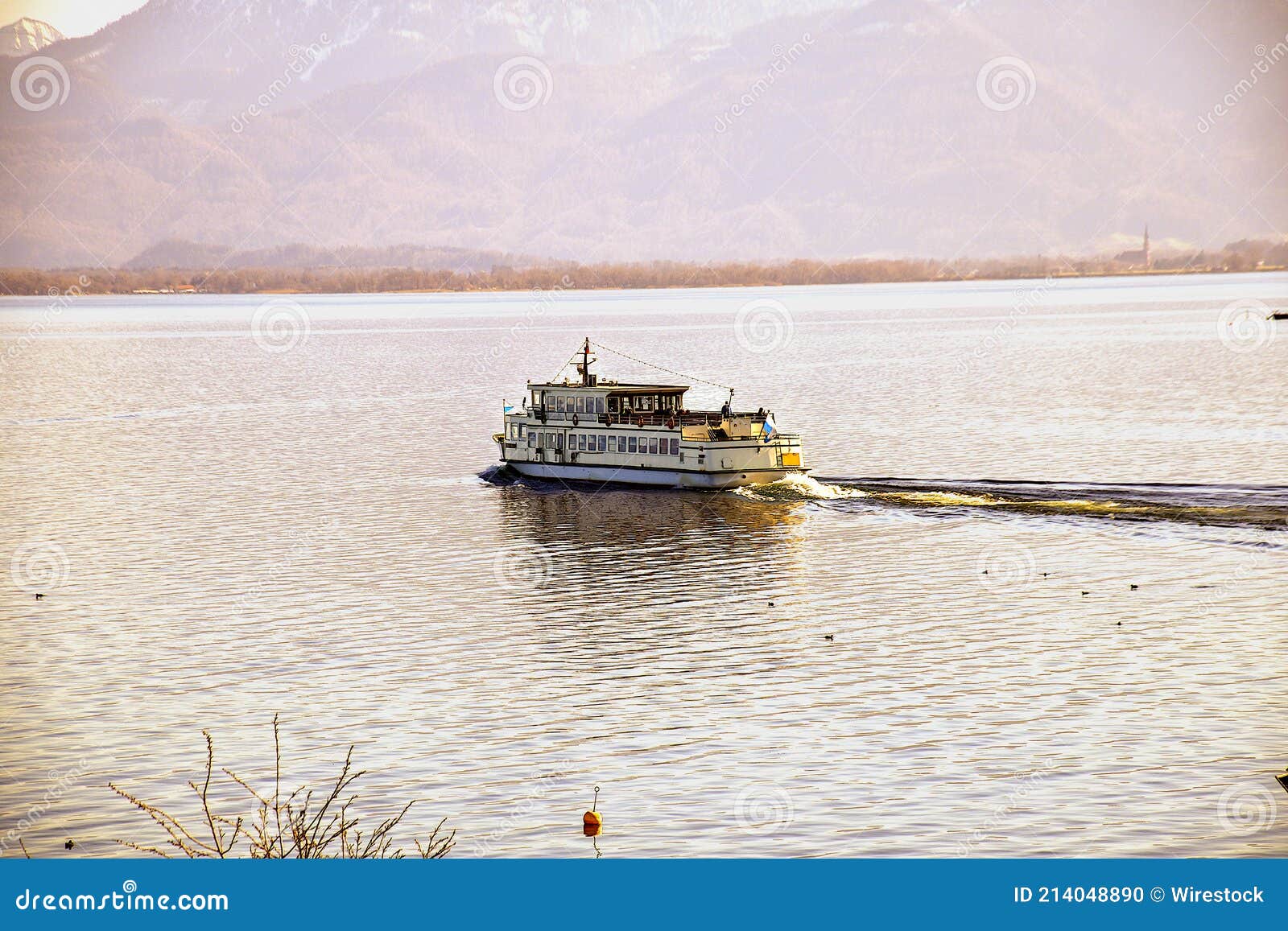 Closeup Shot of a Steamboat in the Water Stock Photo - Image of journey ...