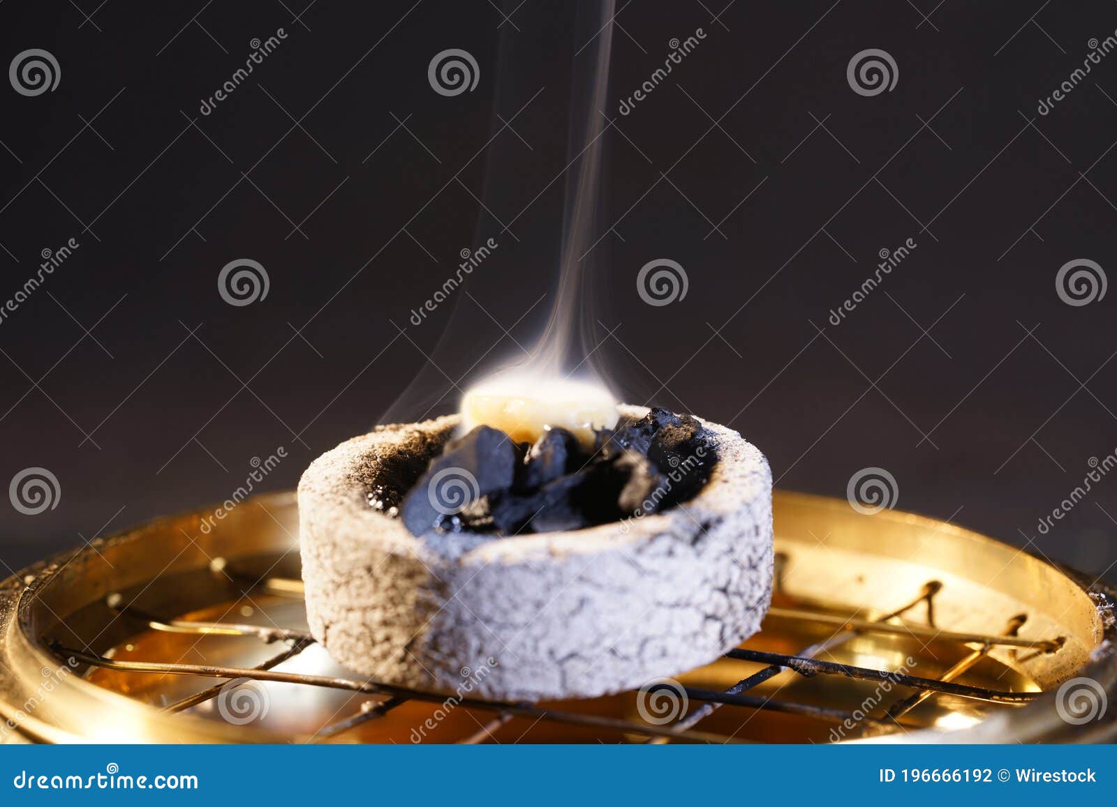 Closeup Shot of a Stone Structure with Coal Inside Stock Photo - Image ...