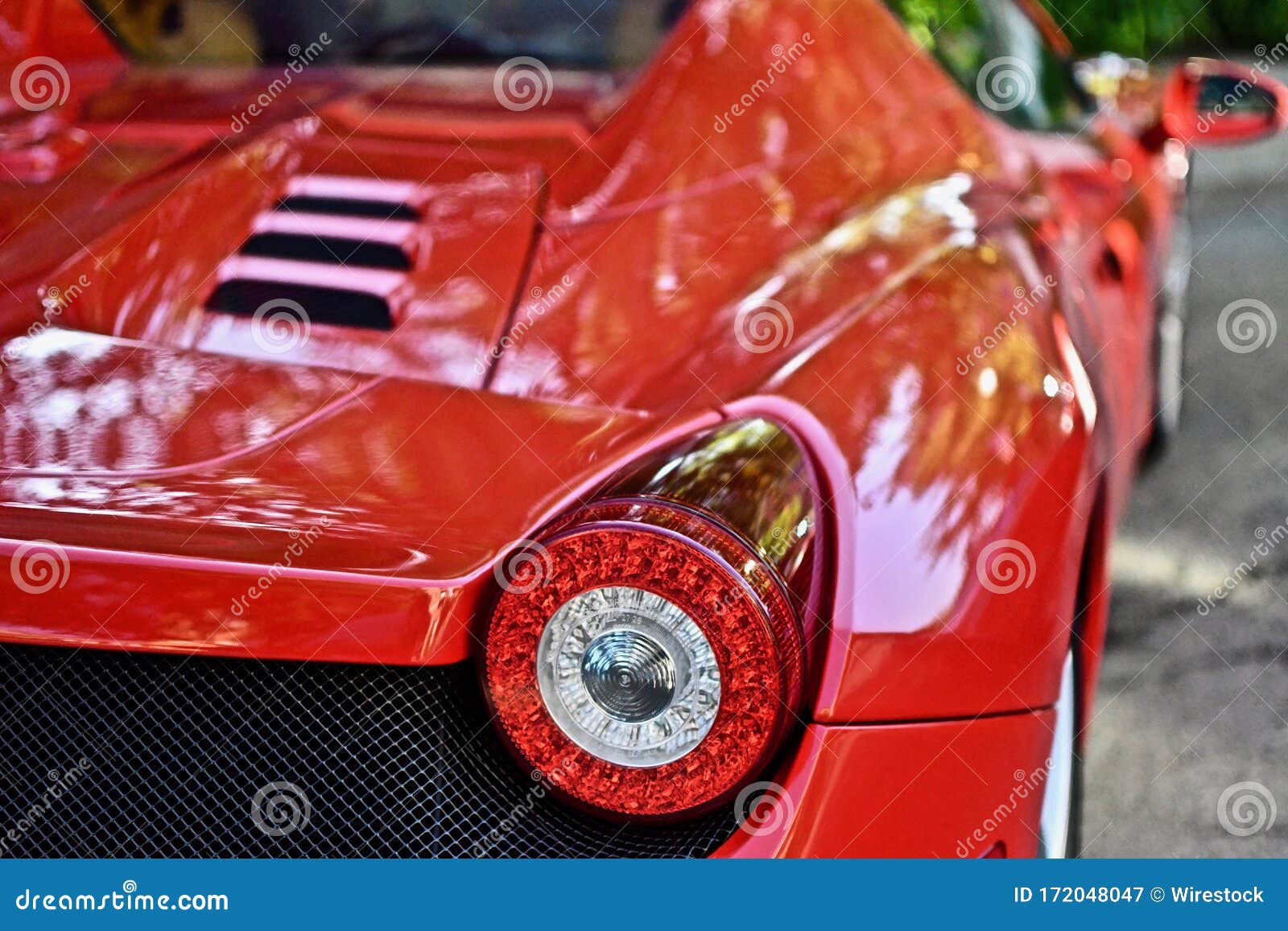 Ferrari F40 Tail Lights Detail Shot Editorial Photo | CartoonDealer.com ...