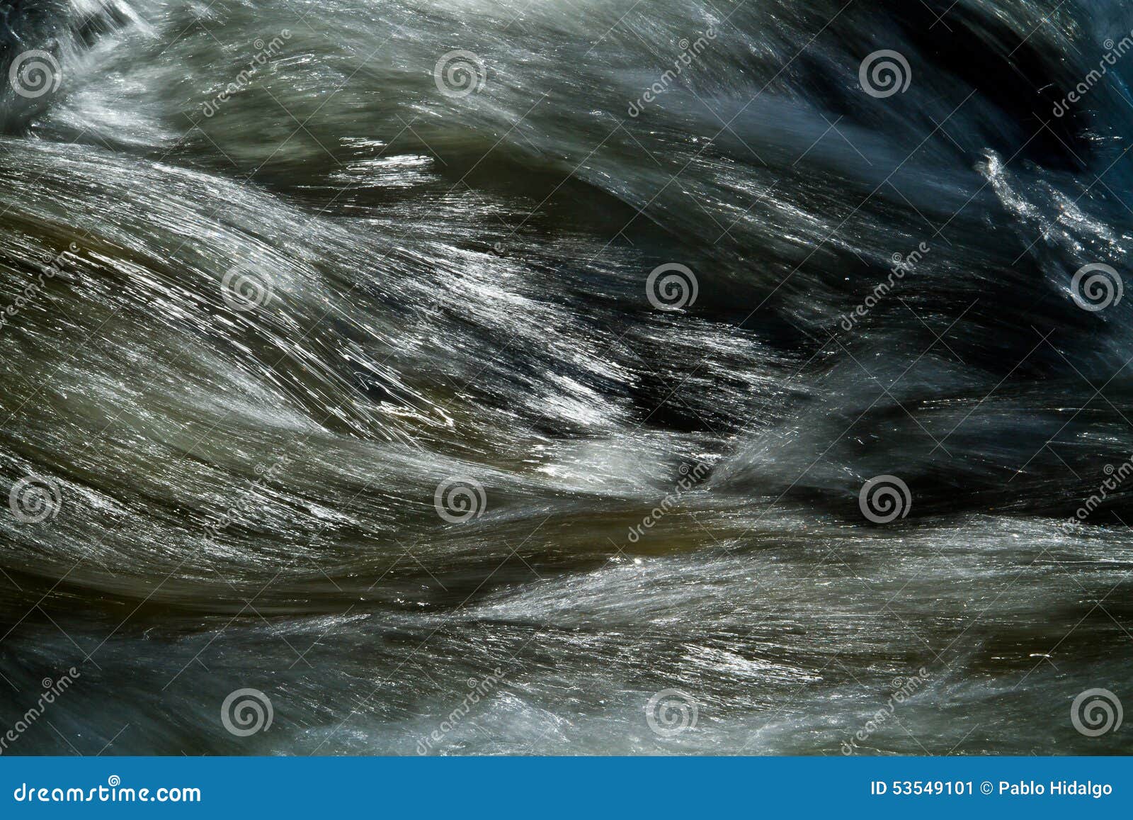 Closeup Shot of Water Movement from a River Stock Image - Image of flow ...