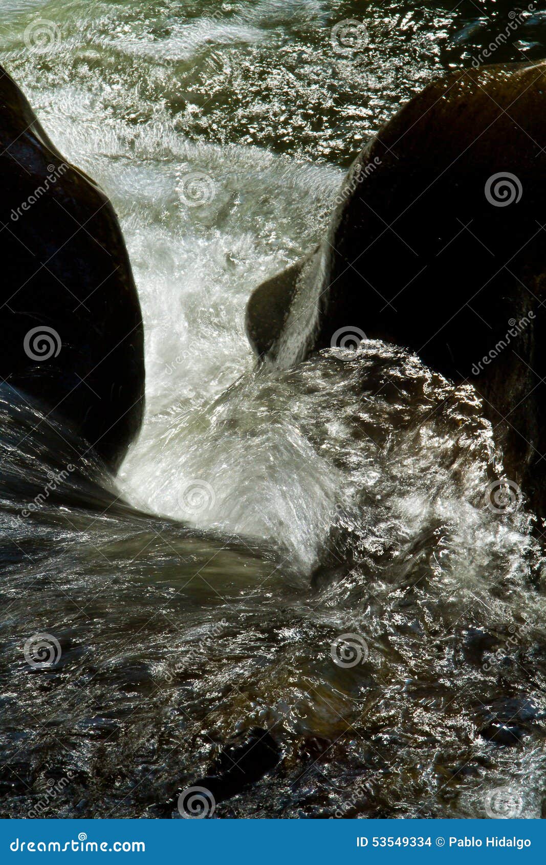 Closeup Shot of Water Movement from a River Stock Photo - Image of fast ...