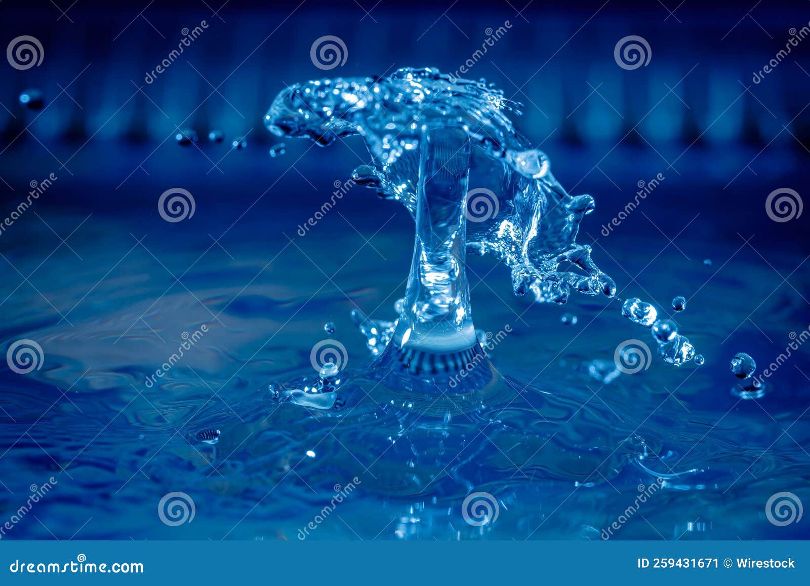 Closeup Shot of Water Splashing - Great for Backgrounds Stock Image ...