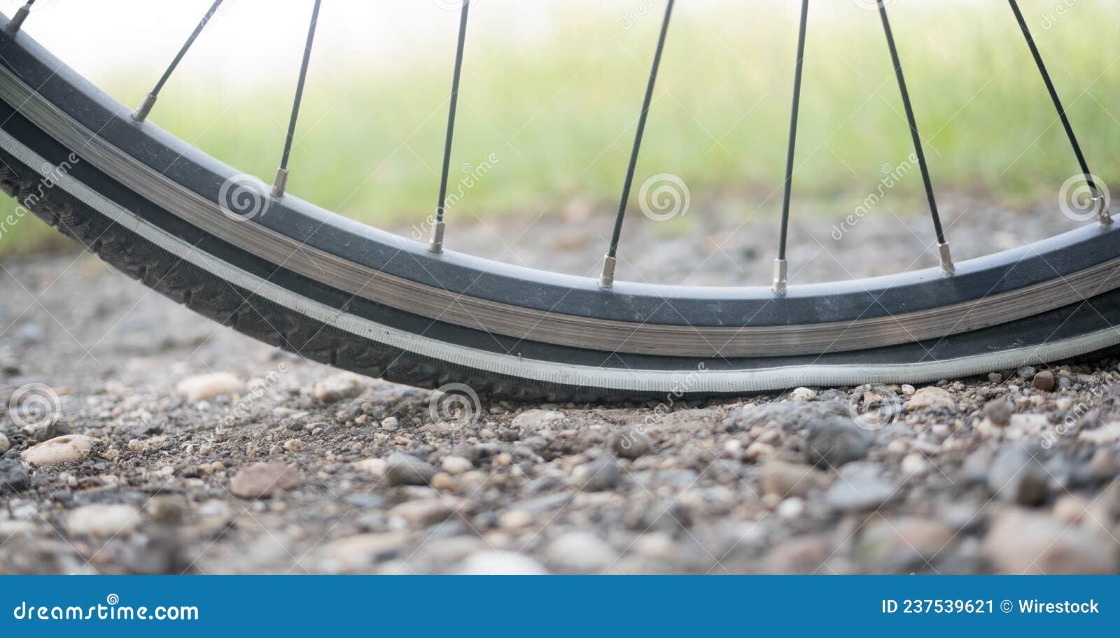 Closeup Shot of the Wheel on the Ground Stock Image - Image of backdrop ...