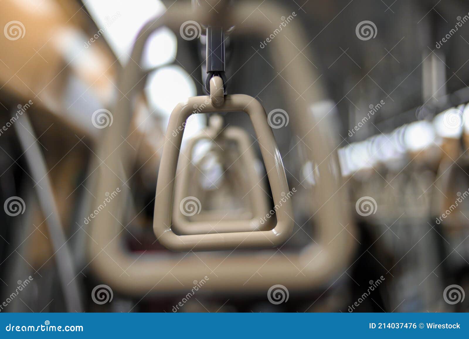 Closeup Shot of White Bus Grab Handles Stock Photo - Image of ...