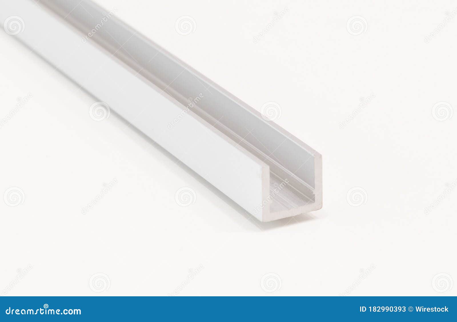 Closeup Shot of a White Electrical Fitting Material on an Isolated ...