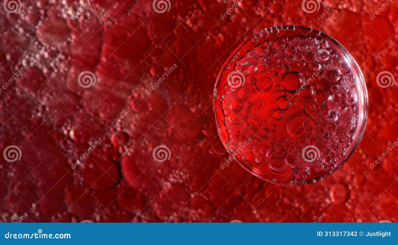 A Closeup of a Single Red Cell Showing Its Disclike Shape and the Bumpy ...