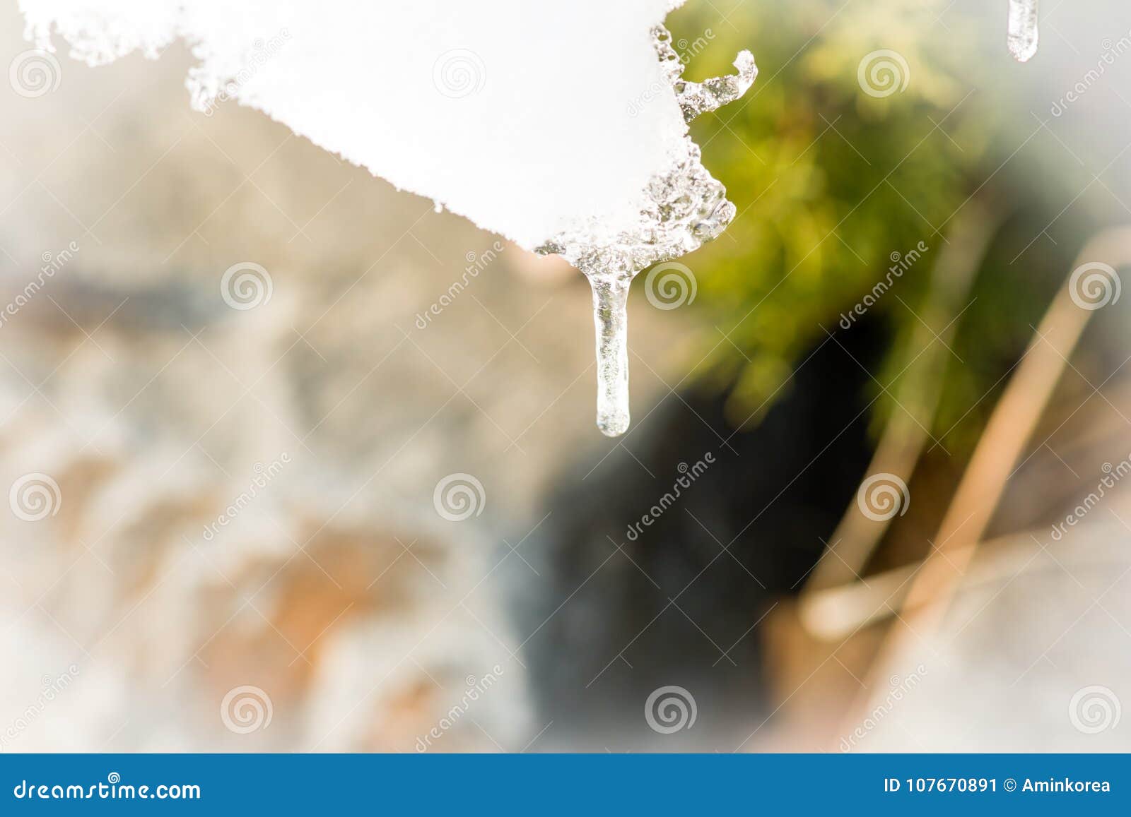 Closeup of Small Ice Droplet Stock Image - Image of freeze, cool: 107670891