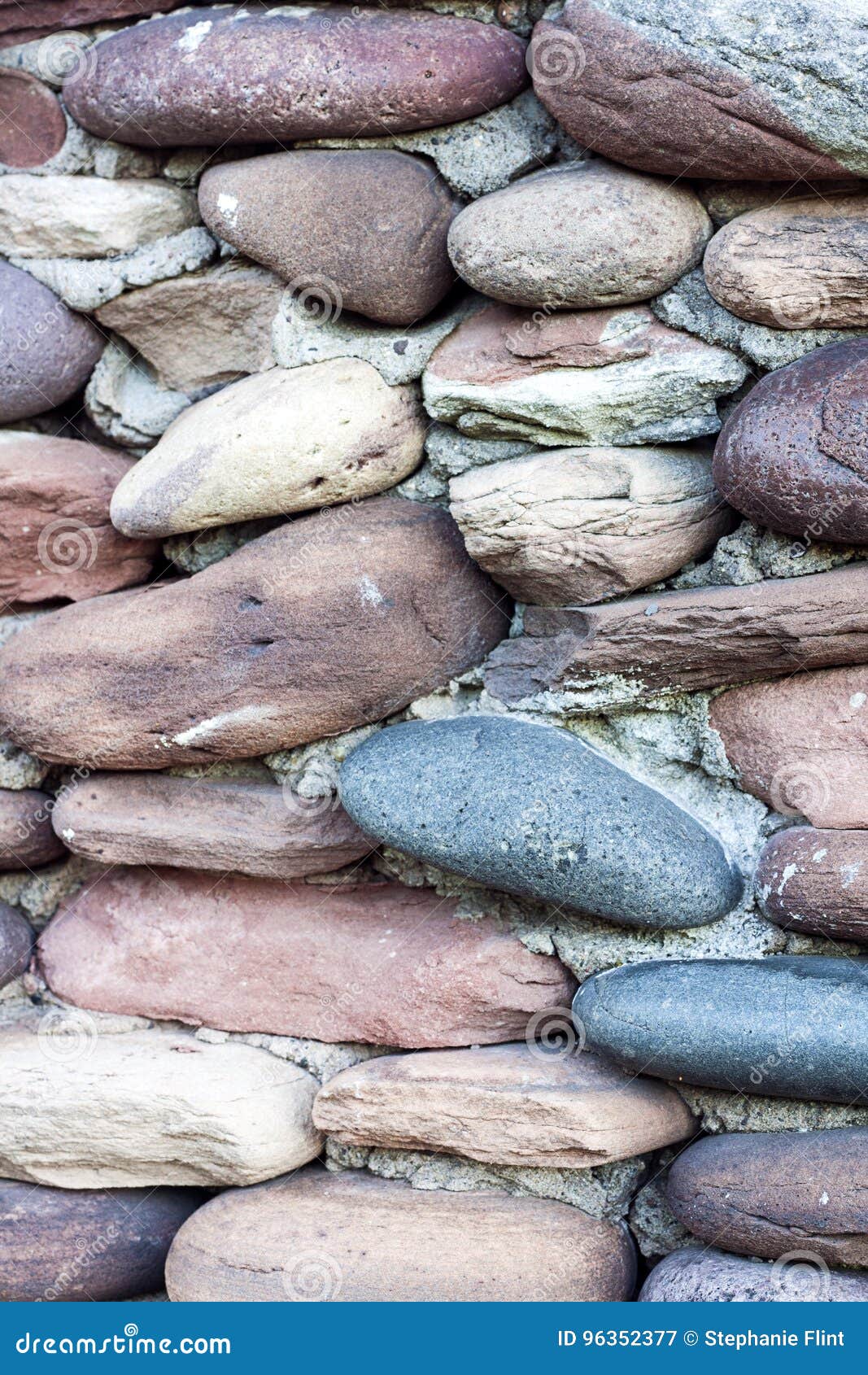 Closeup of Smooth Rock Wall Texture Stock Image - Image of stone ...