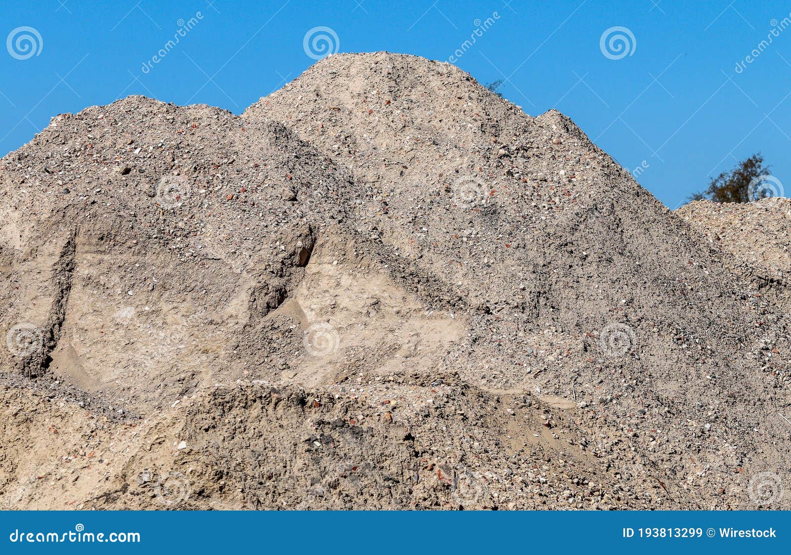 Closeup of soil mound stock image. Image of earth, outdoor - 193813299