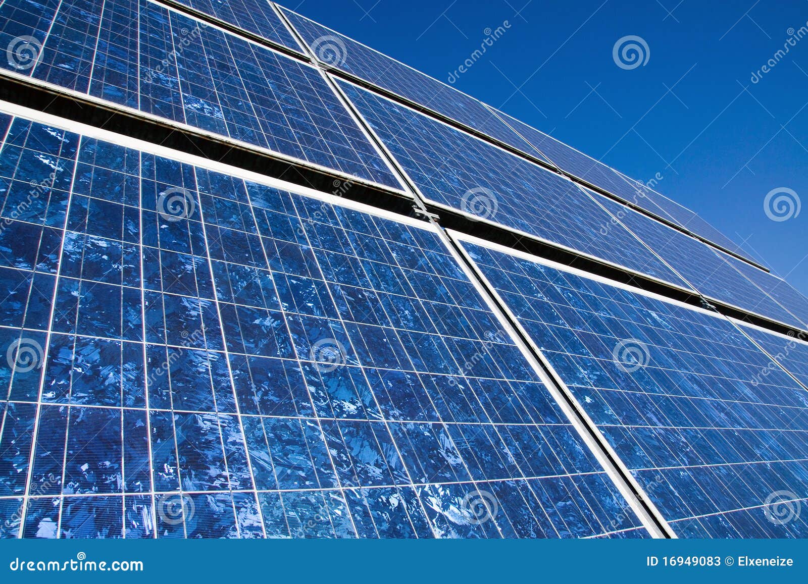 Closeup of a solar panel stock image. Image of future - 16949083