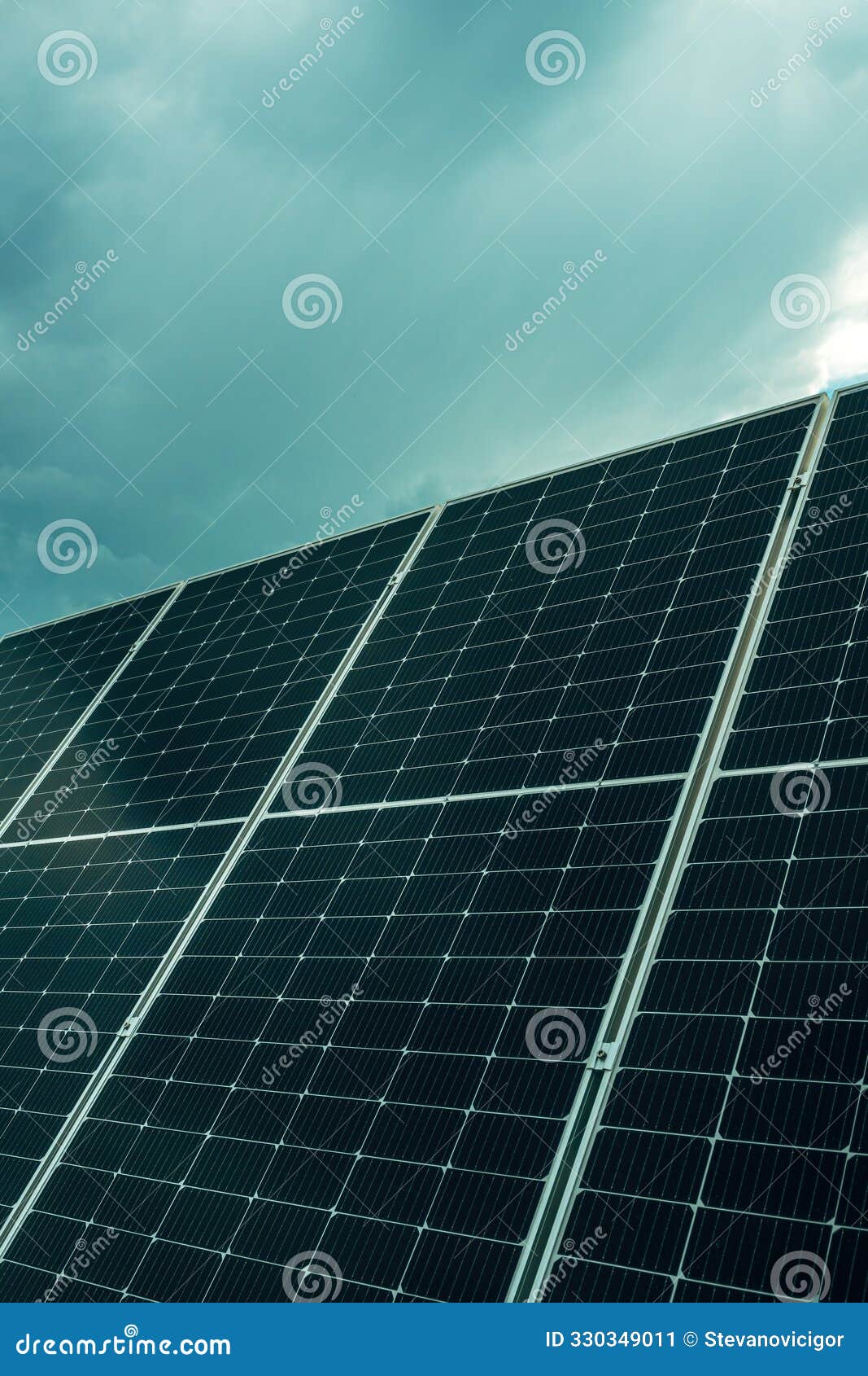 Closeup of Solar Panel Cells Surface. Solar Energy is Renewable and ...