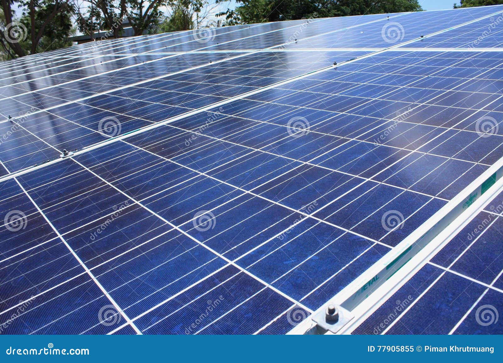 Closeup Solar Panels stock image. Image of cell, panels - 77905855